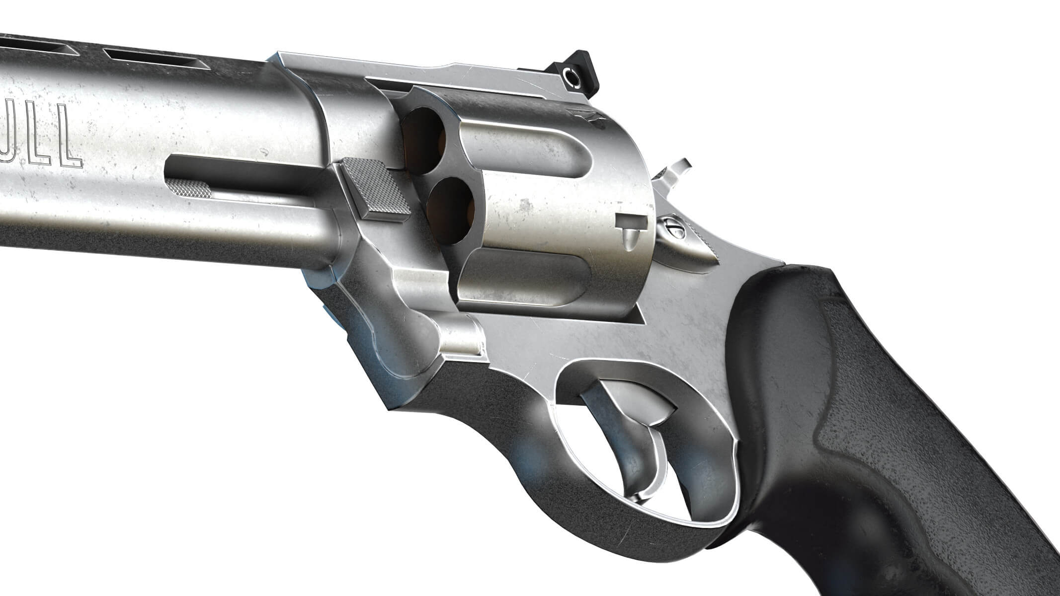 Taurus Raging Bull Low Poly - 3D Model by frezzy