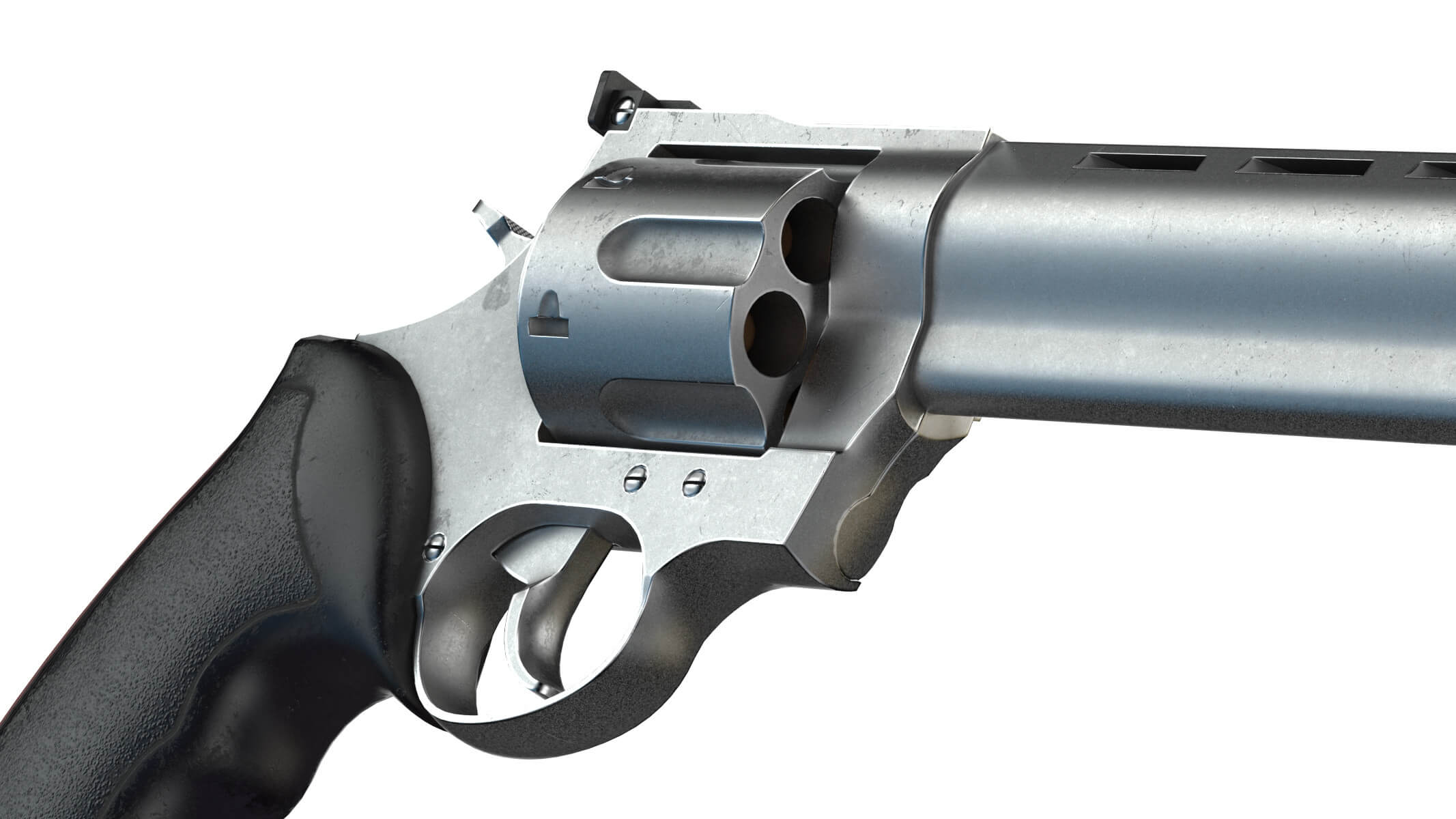 Taurus Raging Bull Low Poly - 3D Model by frezzy