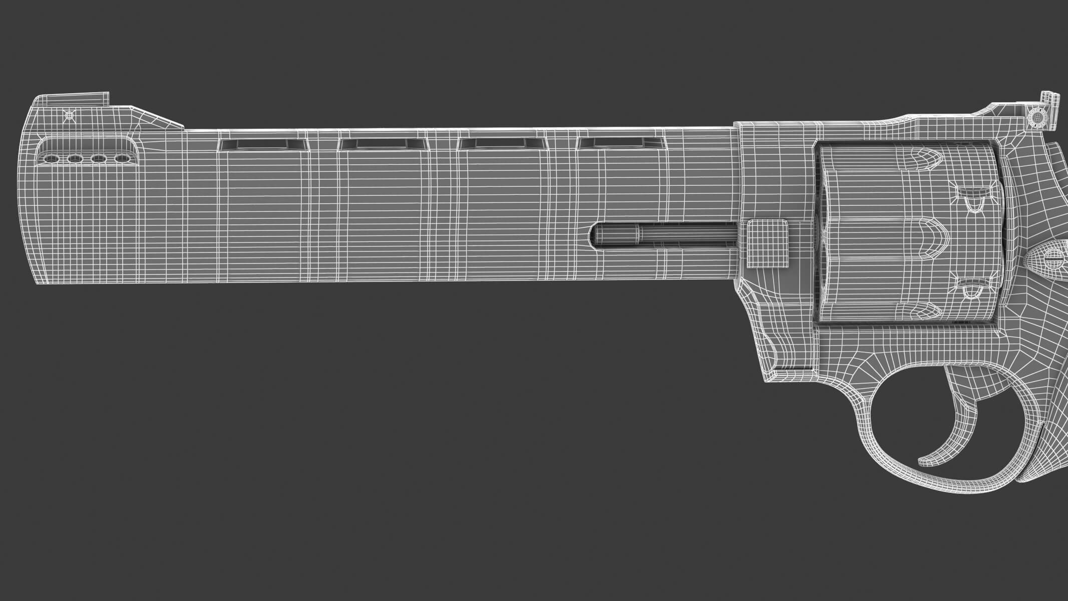 Taurus Raging Bull - 3D Model by frezzy