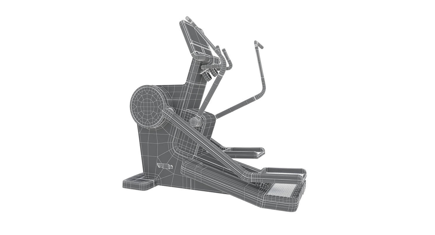 Technogym Cross Trainer Artis Synchro Elliptical - 3D Model by frezzy