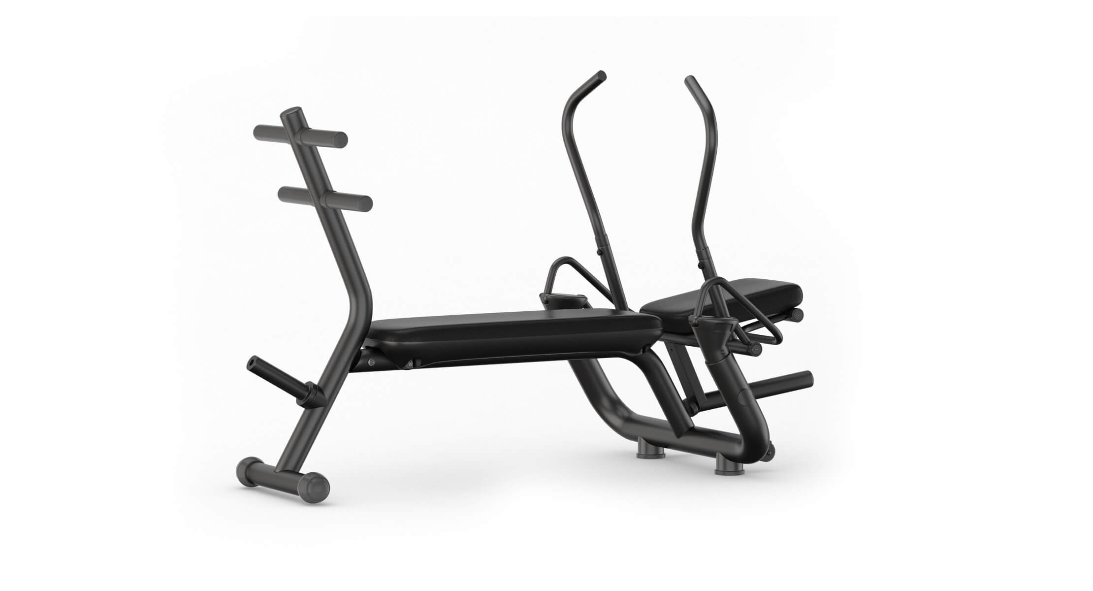 Technogym Element AB + Crunch Bench - 3D Model by frezzy