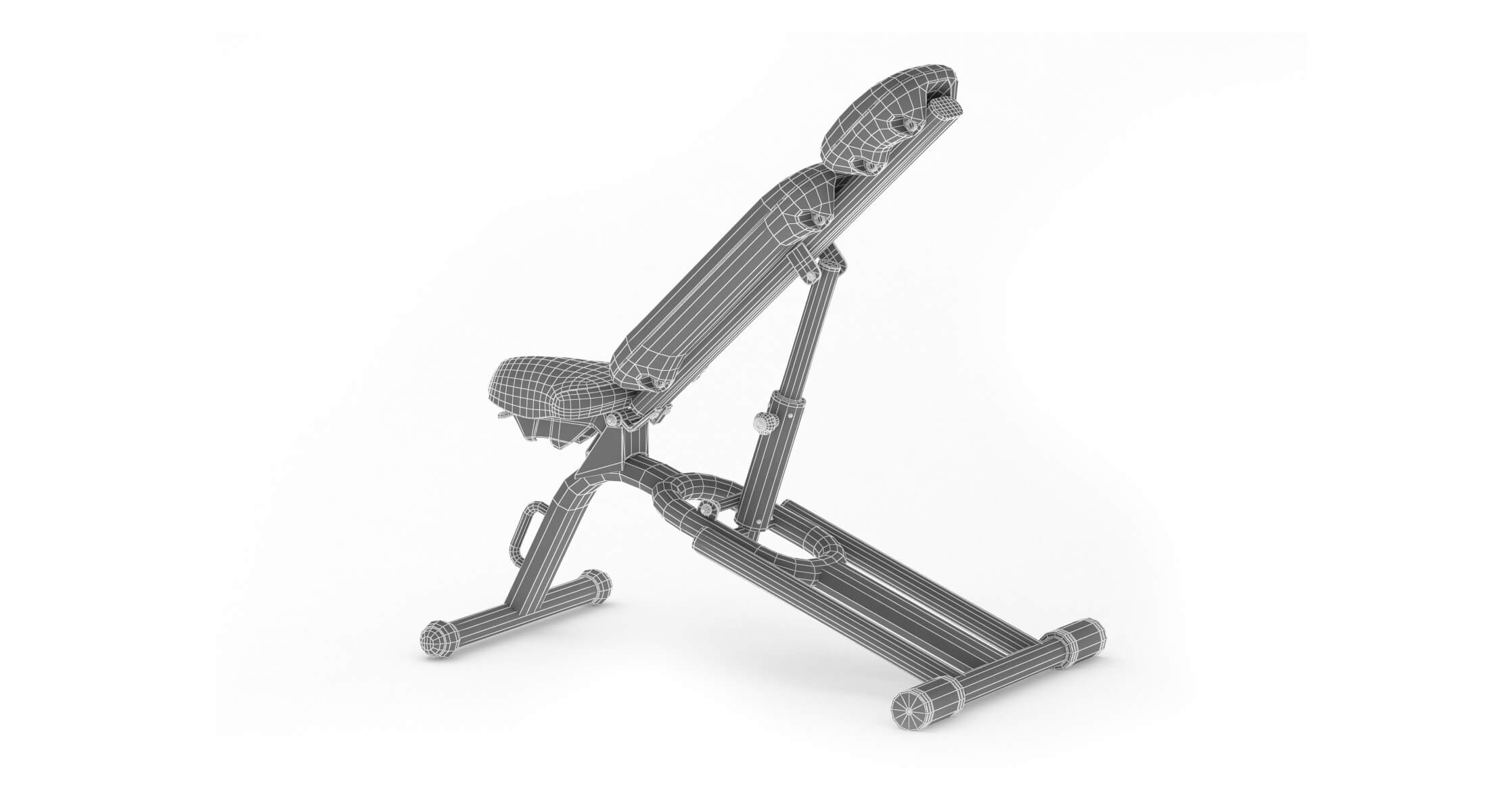 Technogym Element Adjustable Bench - 3D Model by frezzy