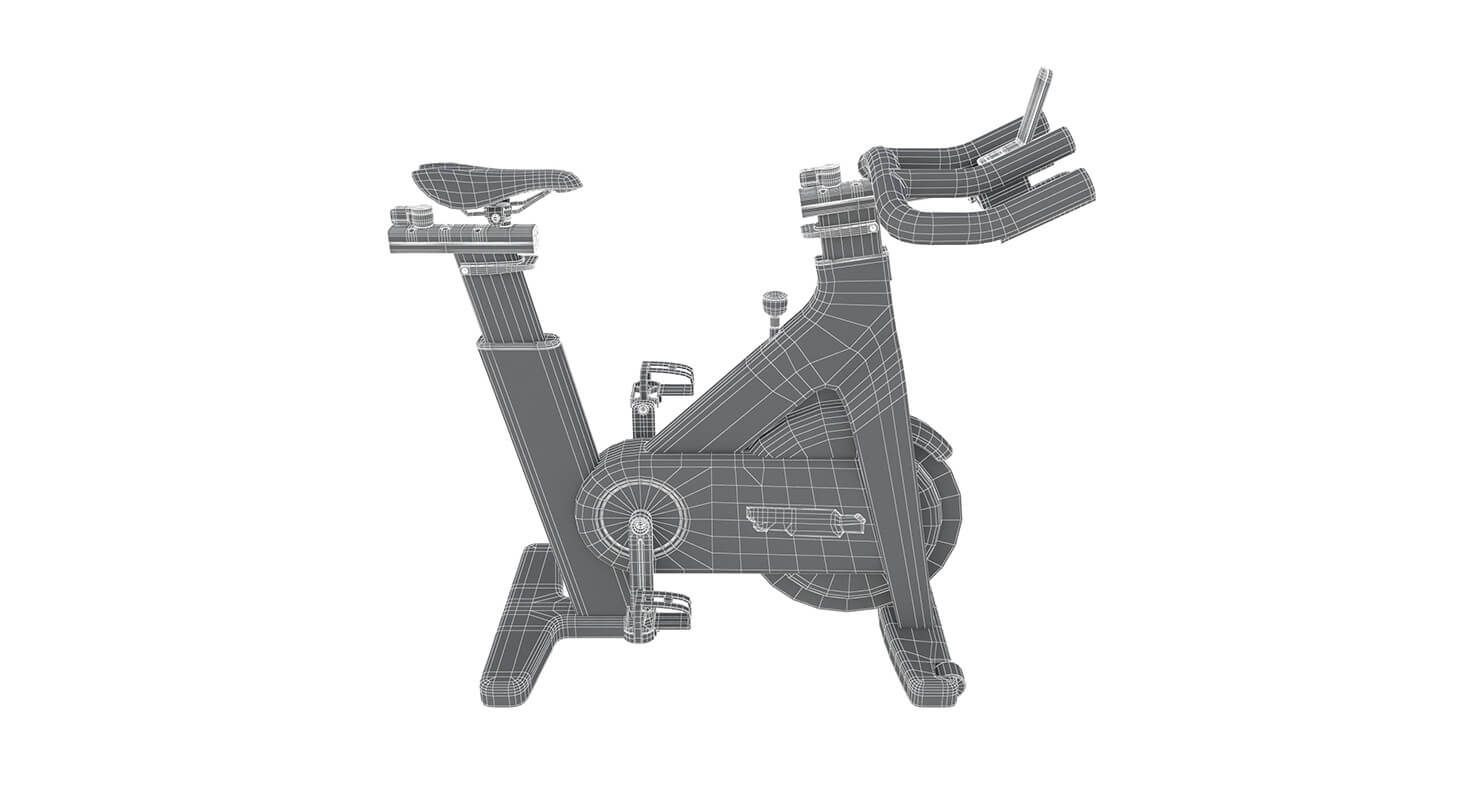 Technogym Group Cycle Ride Bike - 3D Model by frezzy