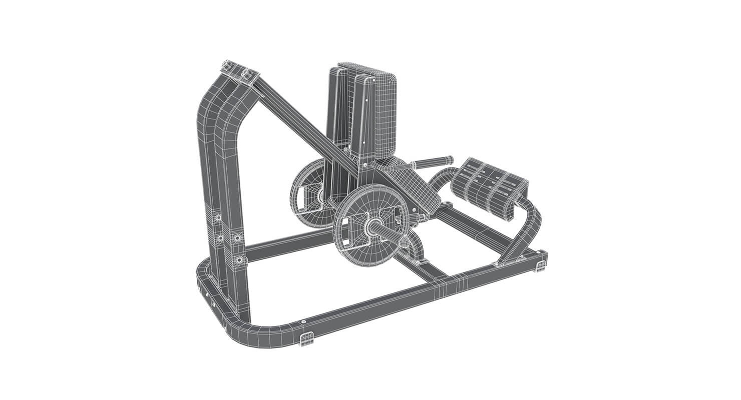 Technogym Plate Loaded Calf - 3D Model by frezzy