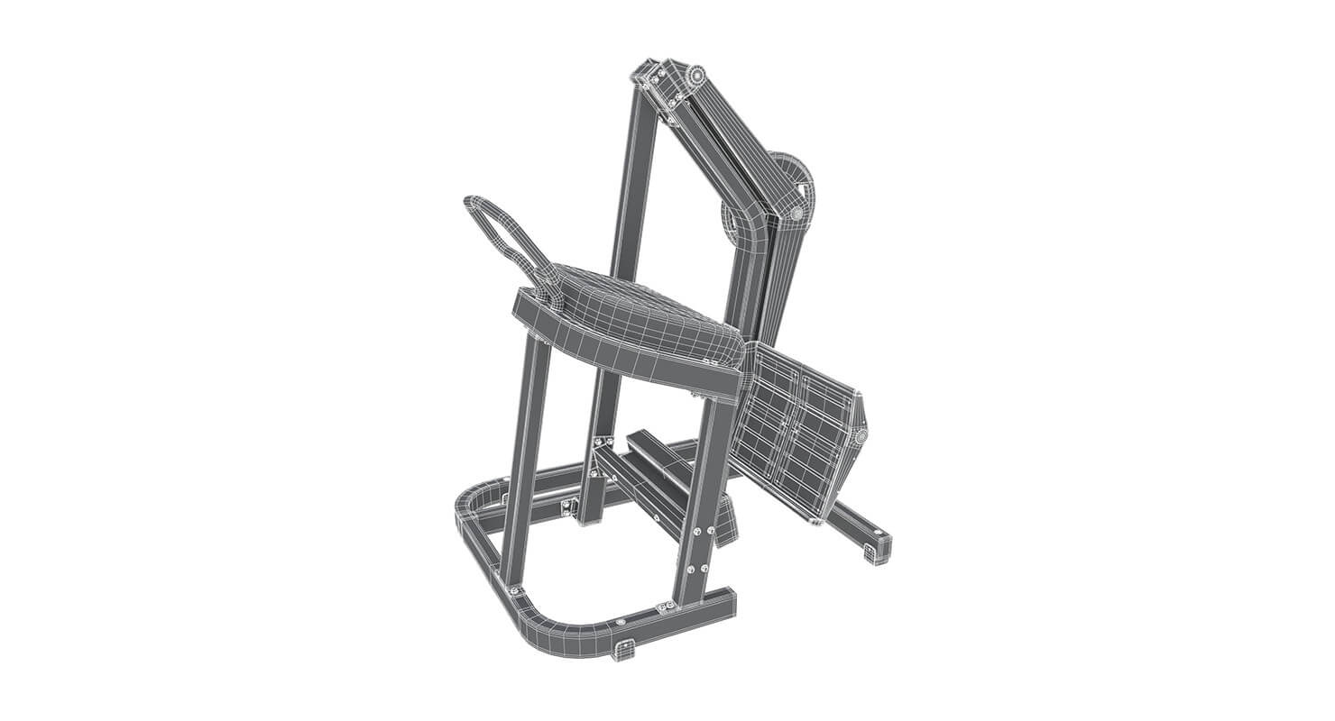 Technogym Plate Loaded Rear Kick - 3D Model by frezzy