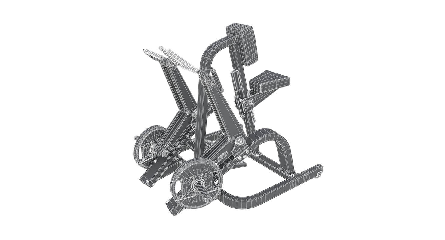 Technogym Plate Loaded Row - 3D Model by frezzy