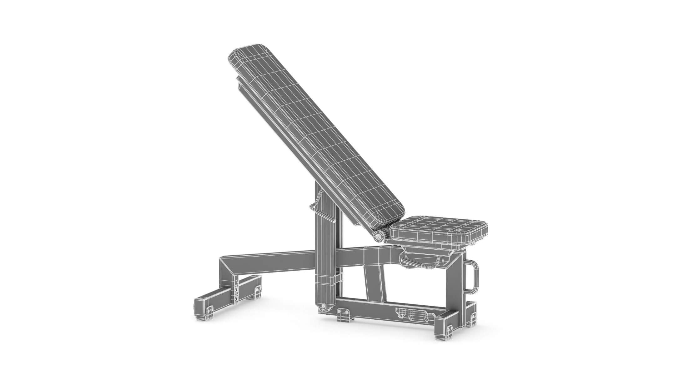 Technogym Pure Adjustable Bench - 3D Model by frezzy