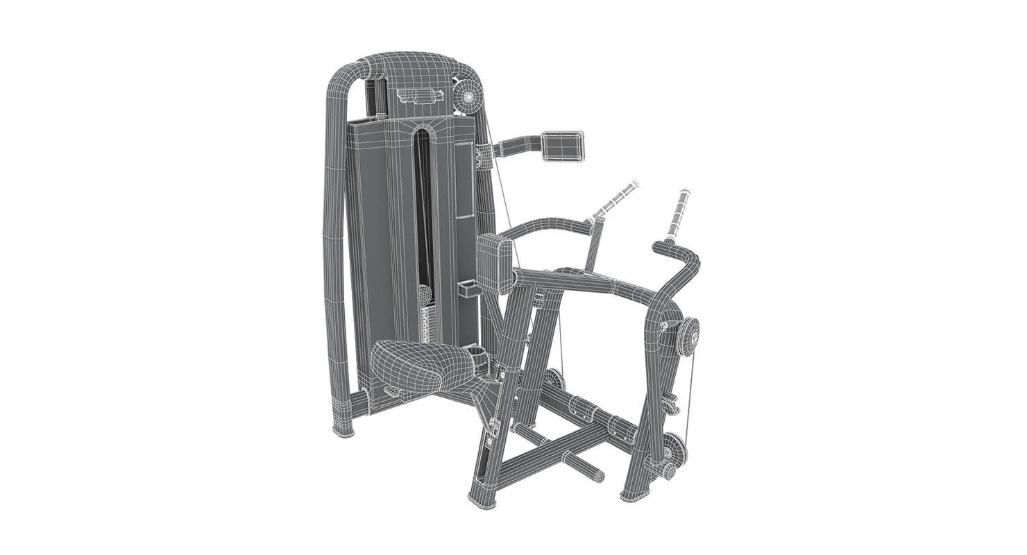 Technogym Selection Low Row - 3D Model by frezzy