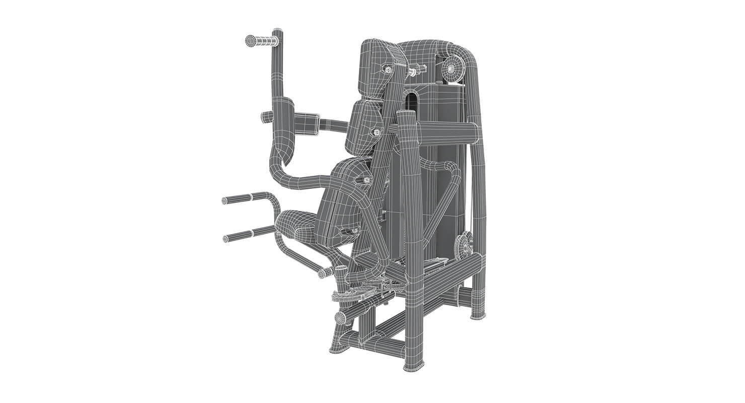 Technogym Selection Pectoral - 3D Model by frezzy