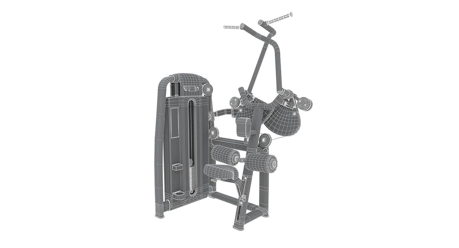 Technogym Selection Pulldown - 3D Model by frezzy