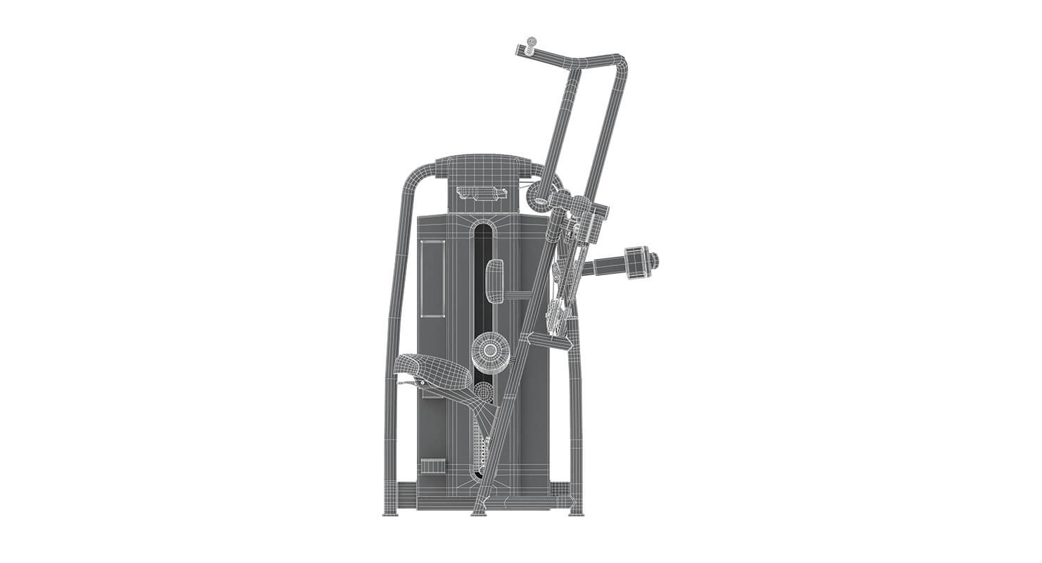 Technogym Selection Pulldown - 3D Model by frezzy