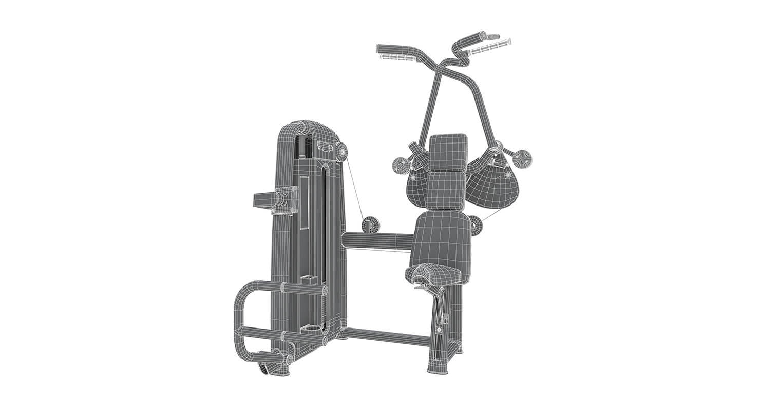 Technogym Selection Vertical Traction - 3D Model by frezzy