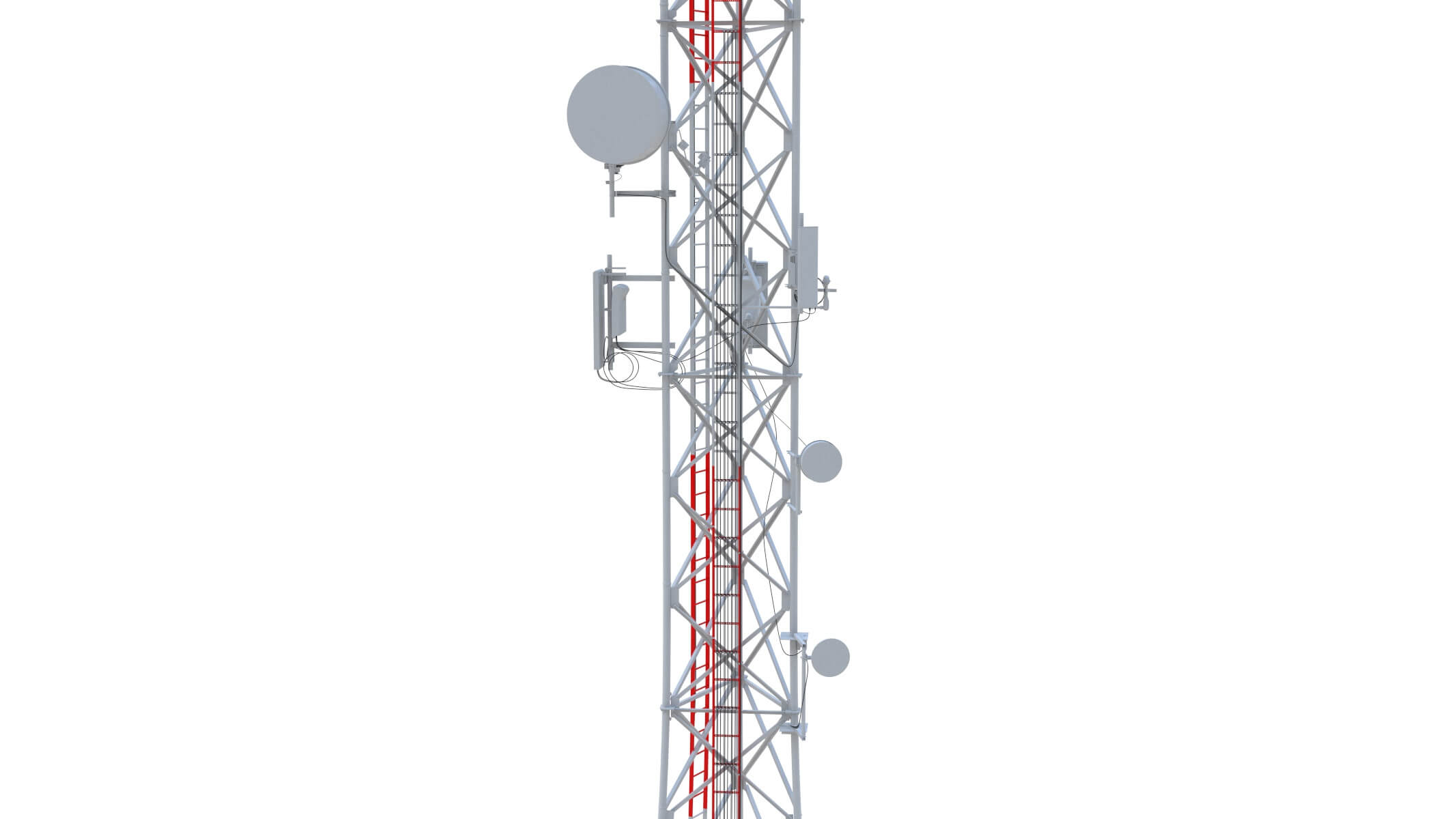 Telecommunication Tower 03 - 3D Model by frezzy