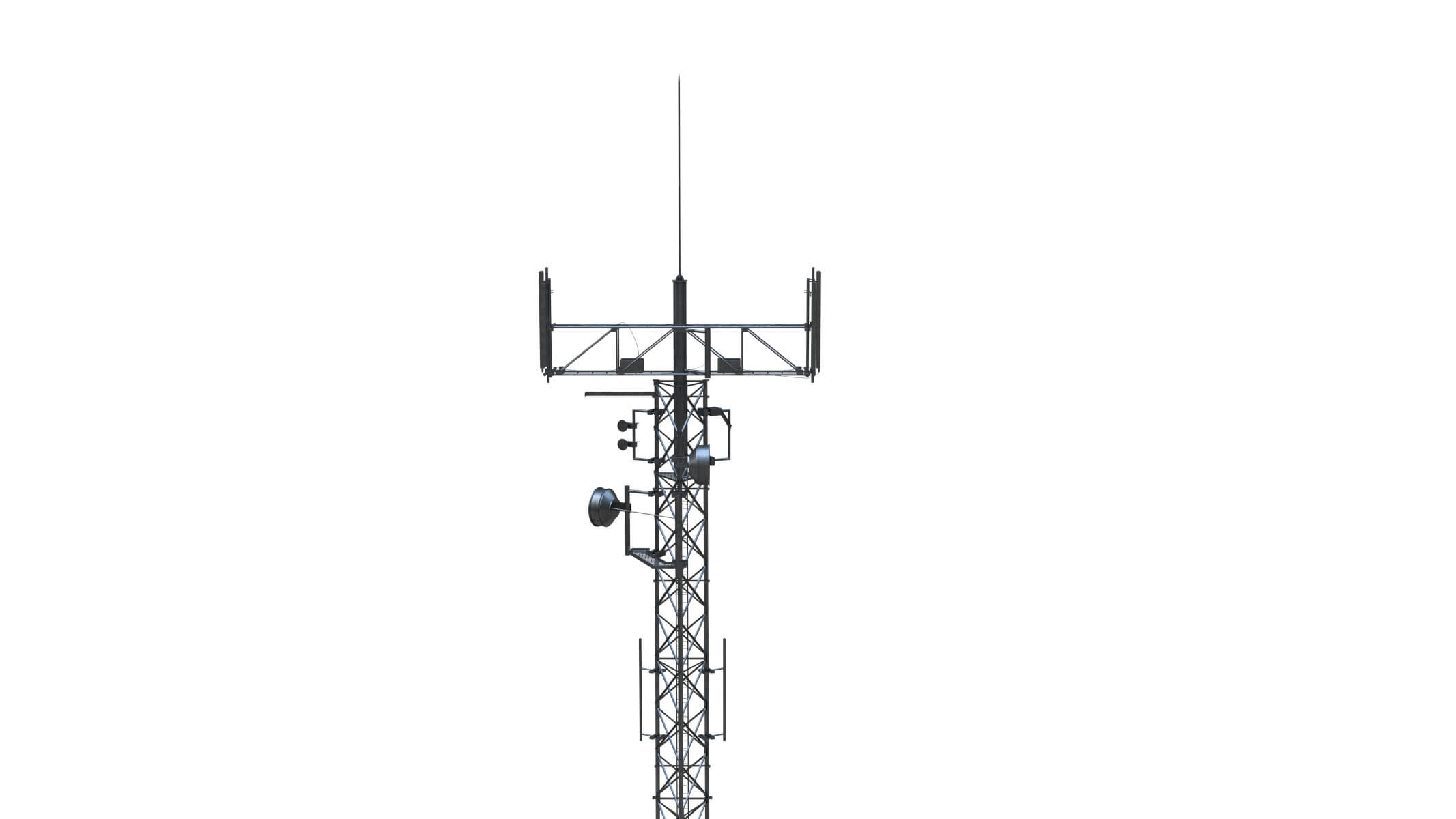 Telecommunication Tower 05 - 3D Model by frezzy