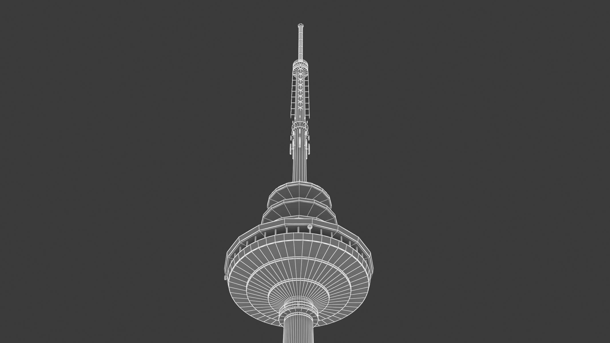 Telecommunication Tower 06 - 3D Model by frezzy