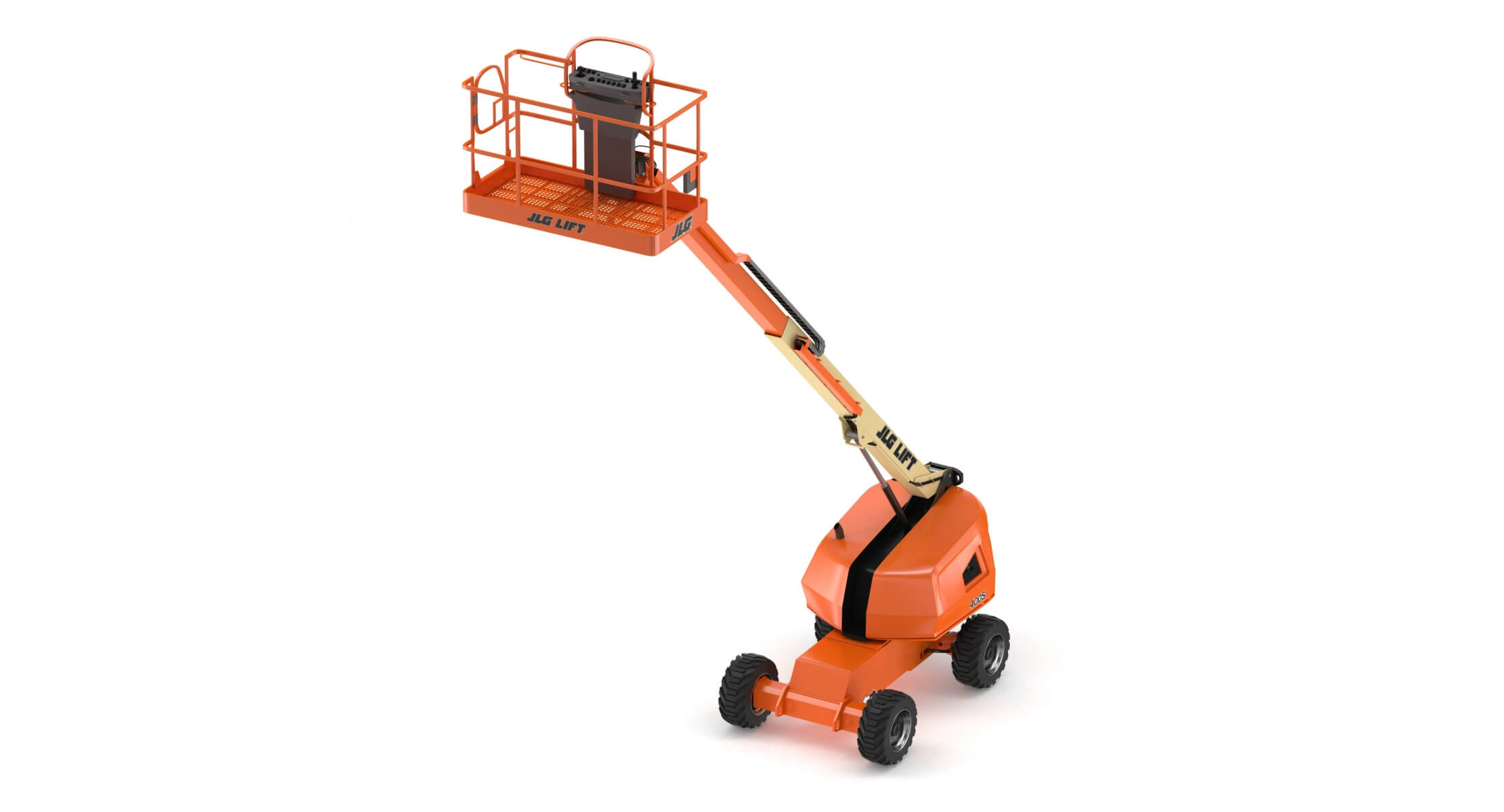 Telescopic Boom Lift 400s - 3D Model by frezzy