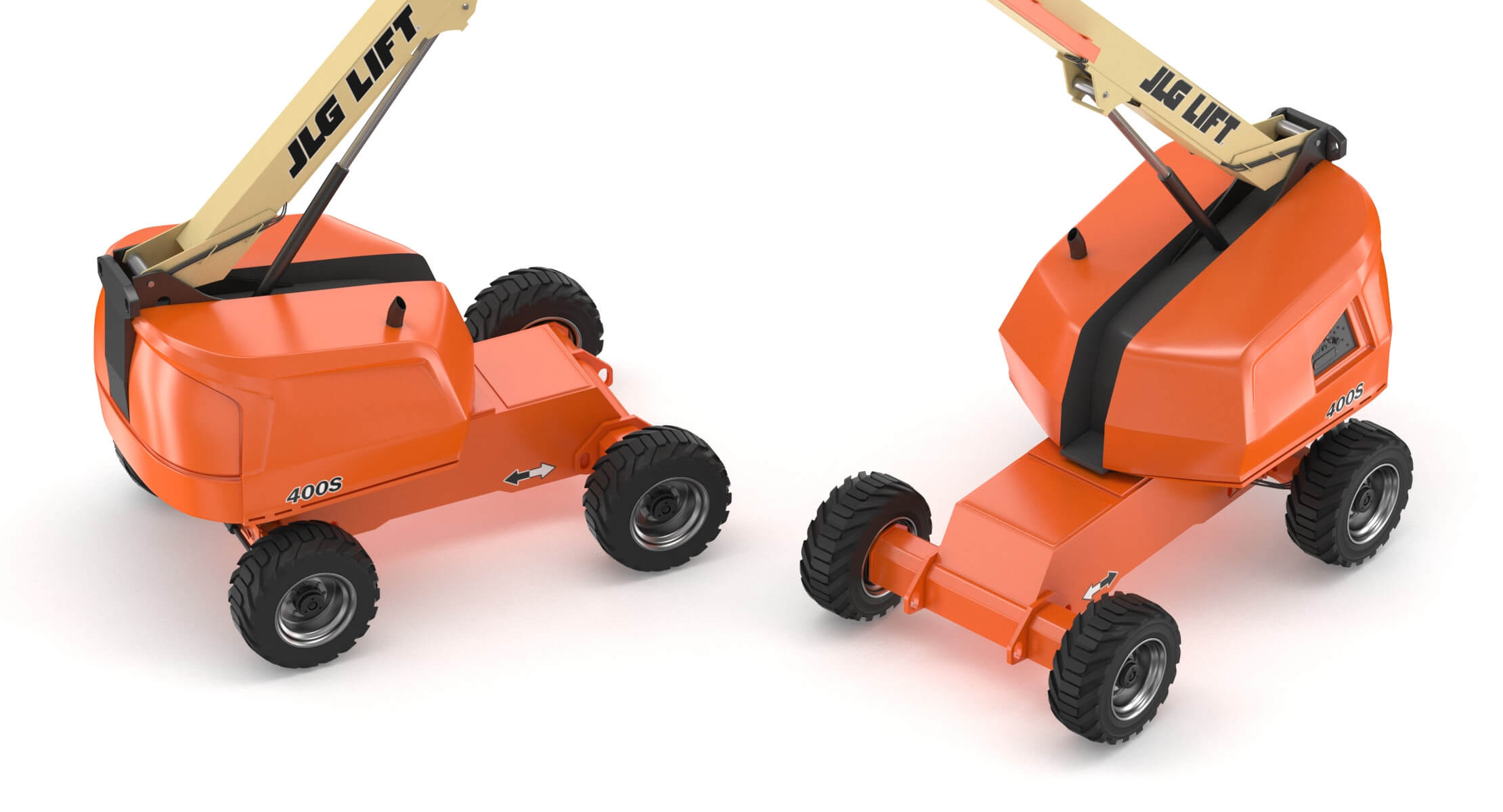 Telescopic Boom Lift 400s - 3D Model by frezzy