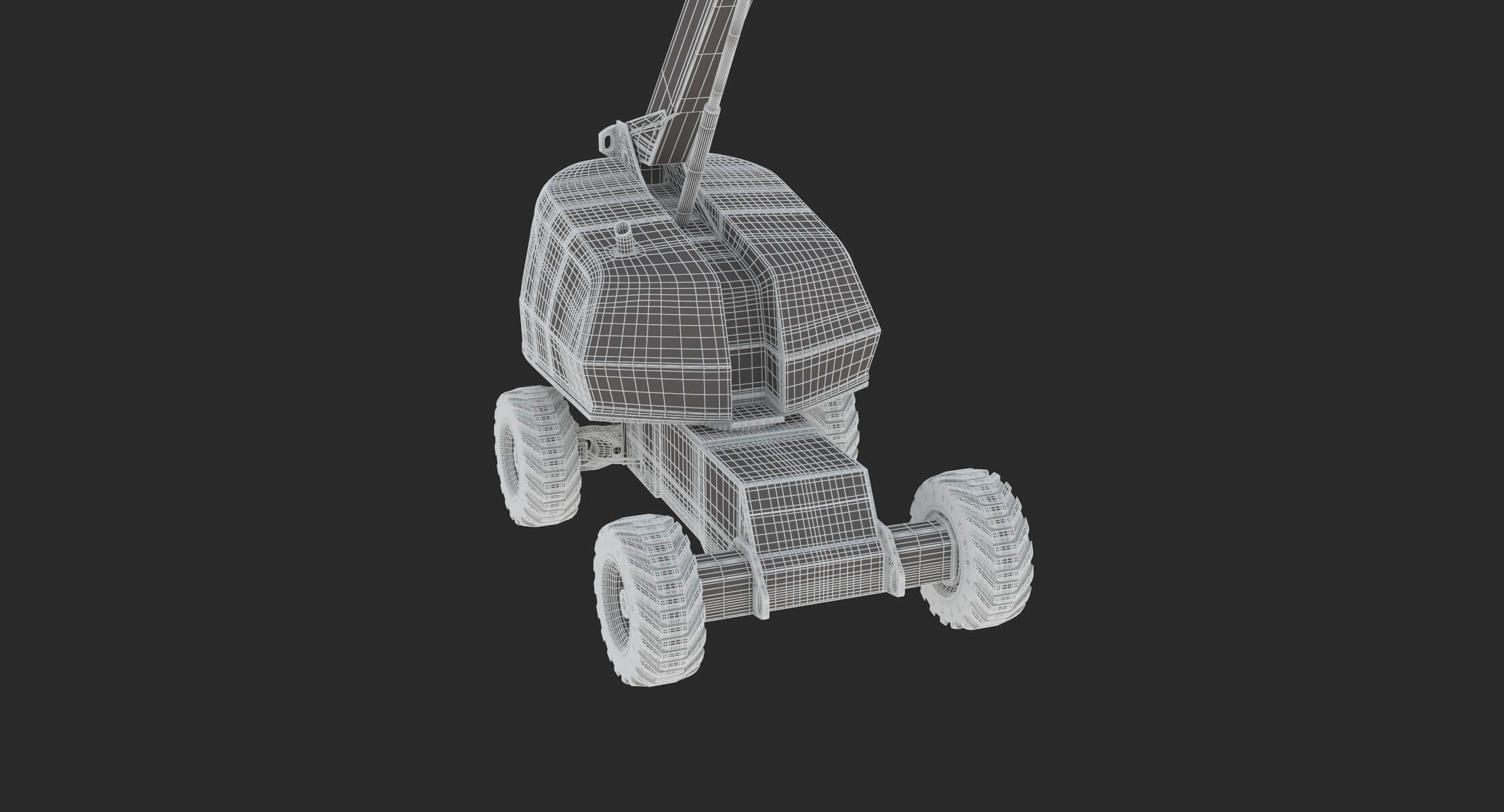 Telescopic Boom Lift 400s - 3D Model by frezzy