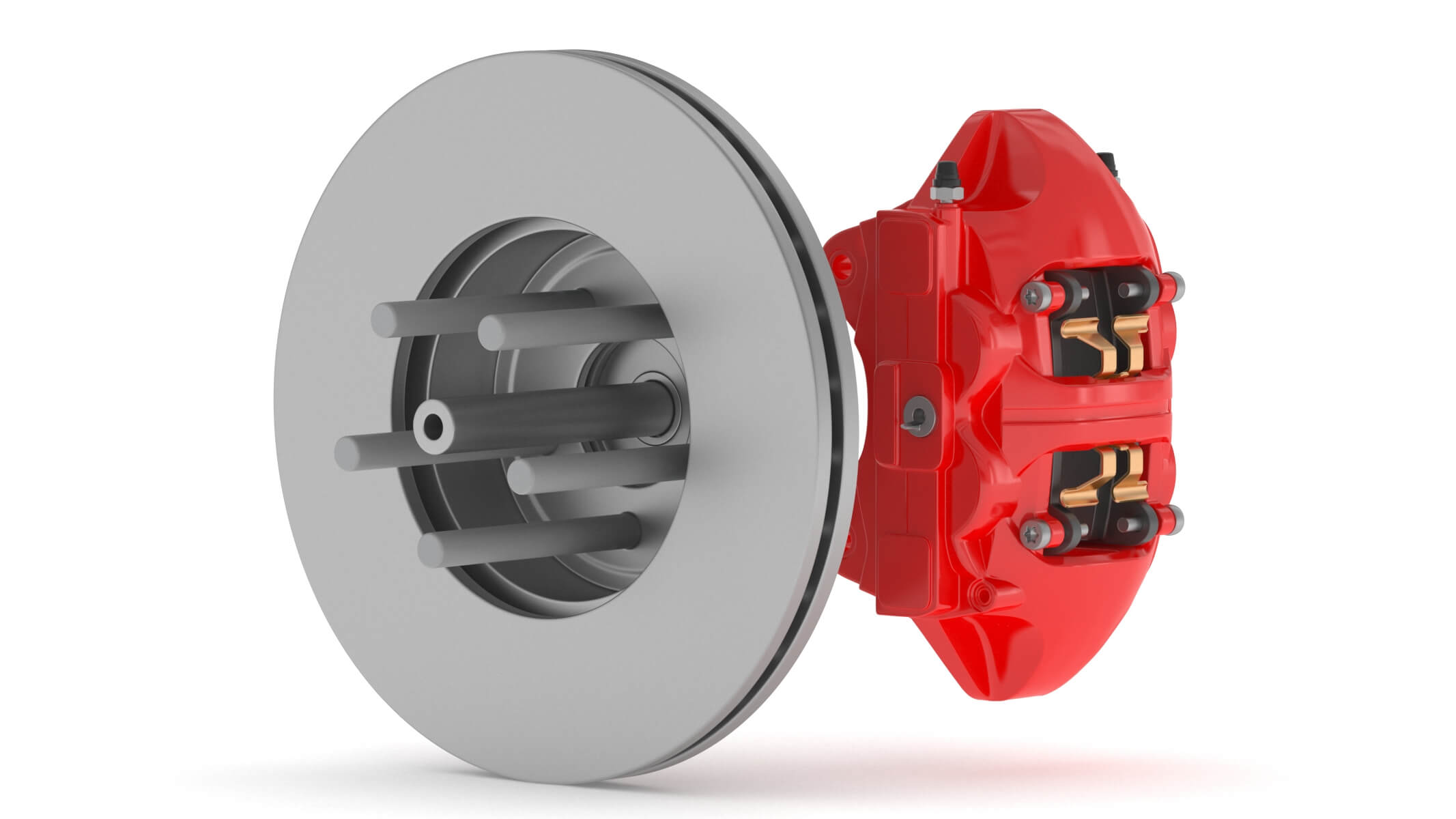 Tesla Car Brake - 3D Model by frezzy