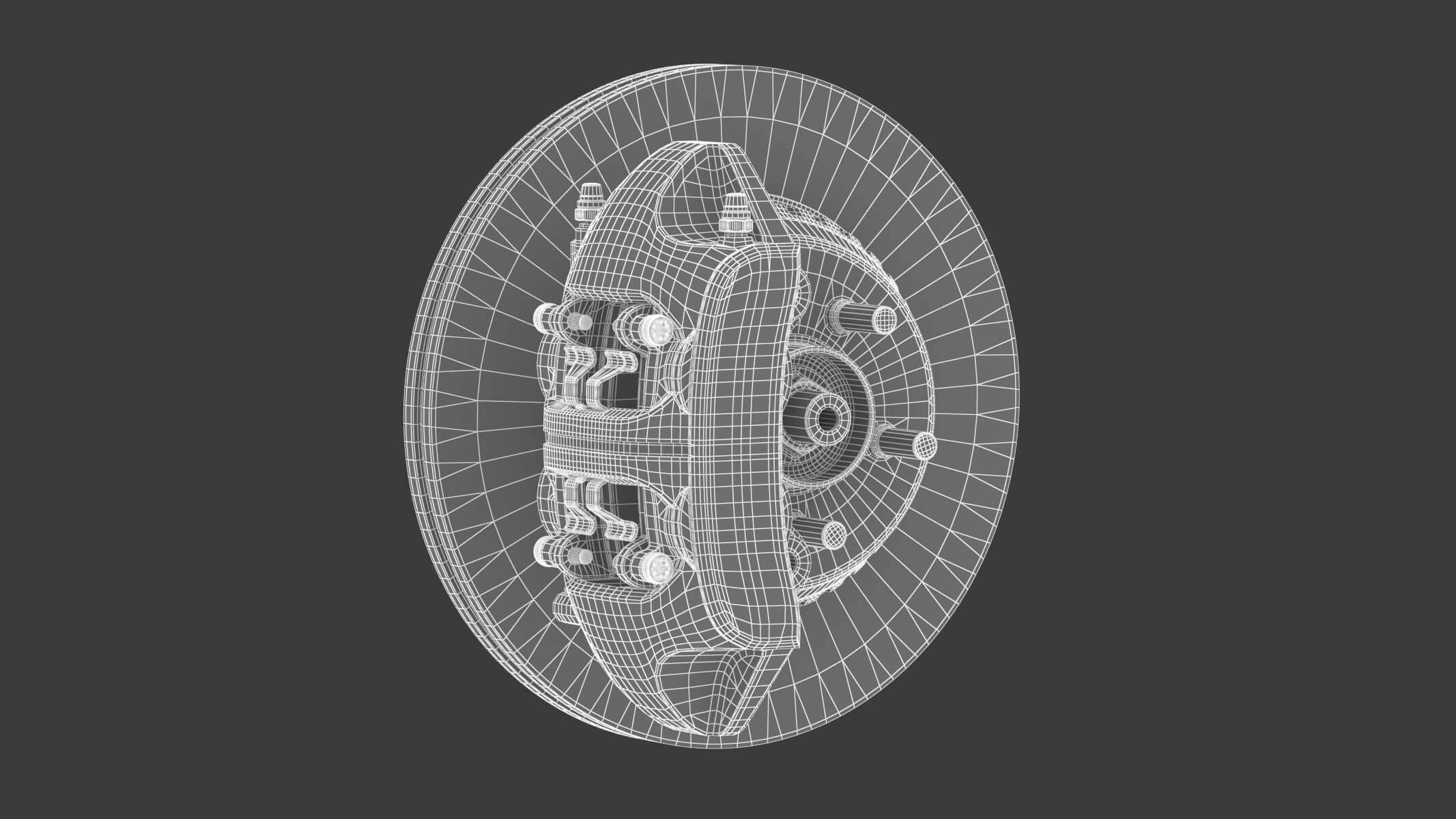 Tesla Car Brake - 3D Model by frezzy