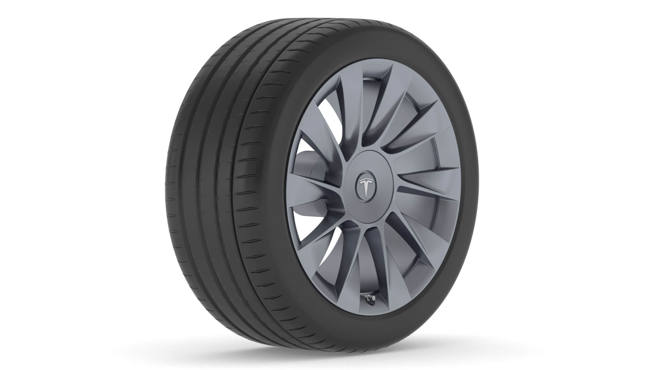 Tesla Car Tire - 3D Model by frezzy