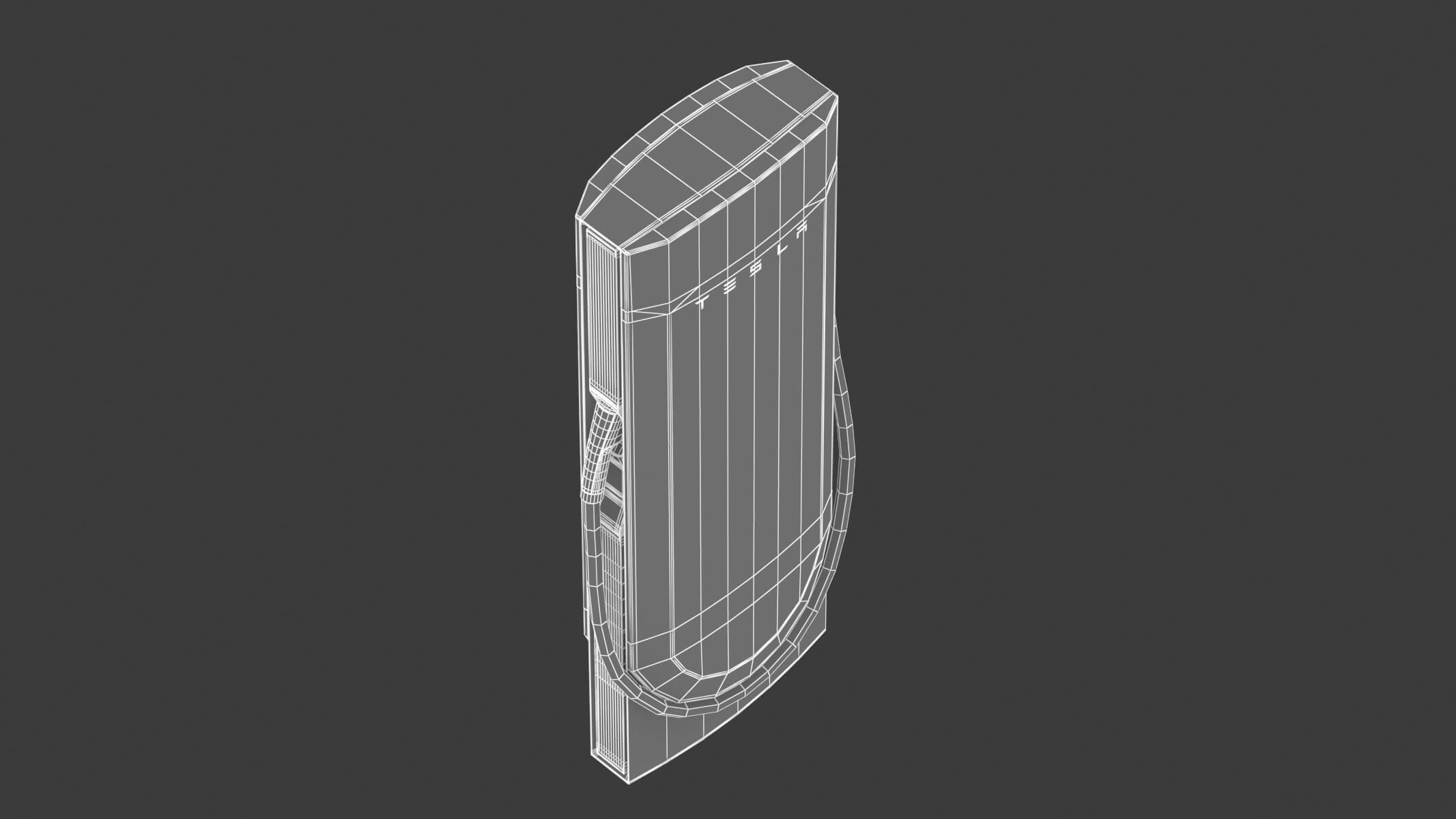 Tesla Charger Station V4 - 3D Model by frezzy