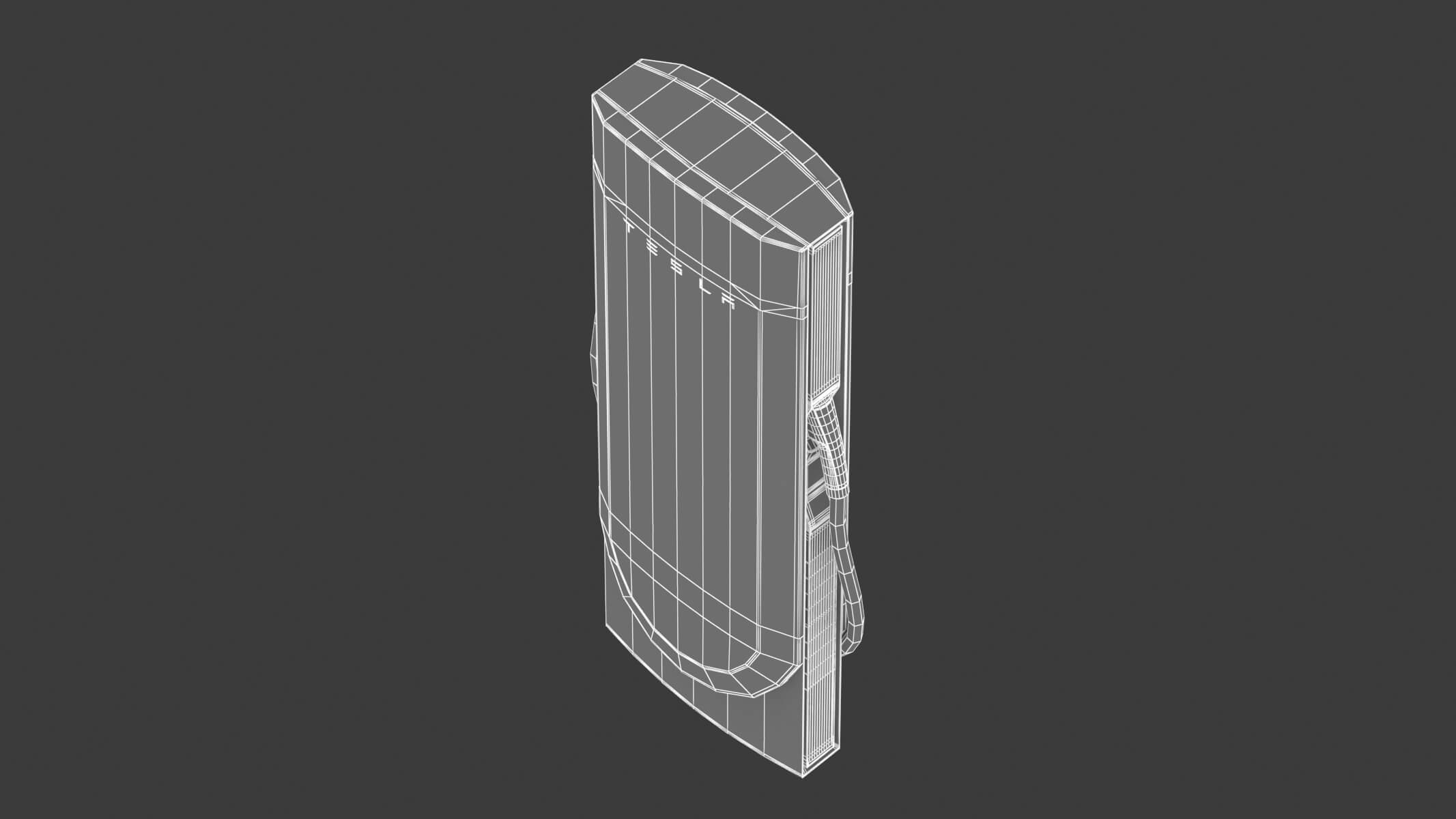 Tesla Charger Station V4 - 3D Model by frezzy
