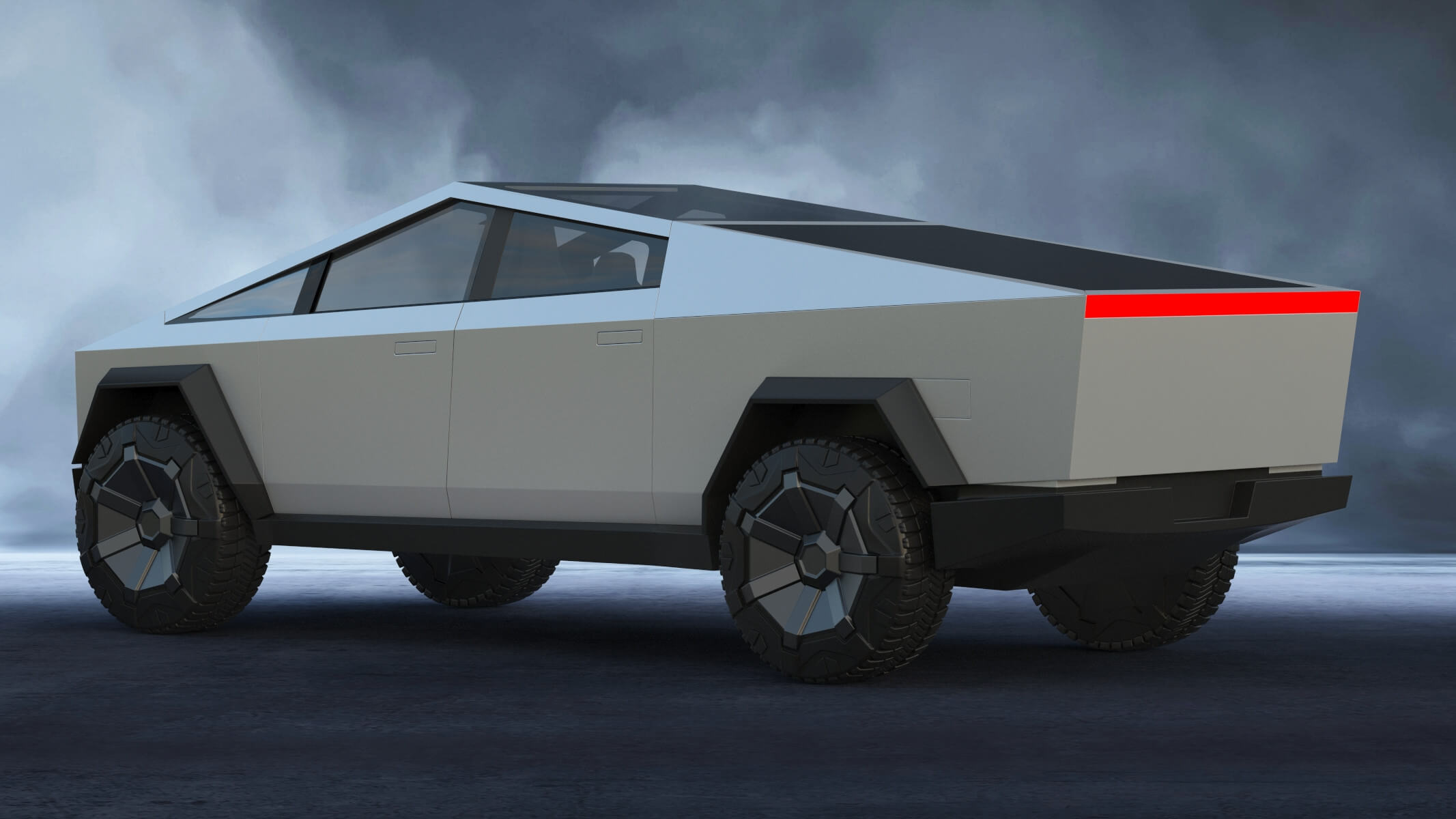 Tesla Cyber Truck - 3D Model by frezzy