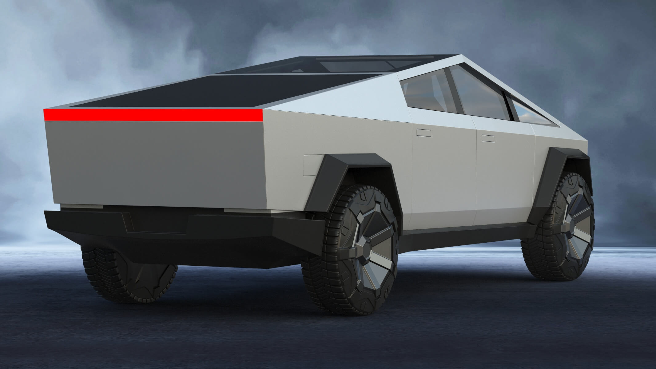 Tesla Cyber Truck - 3D Model by frezzy