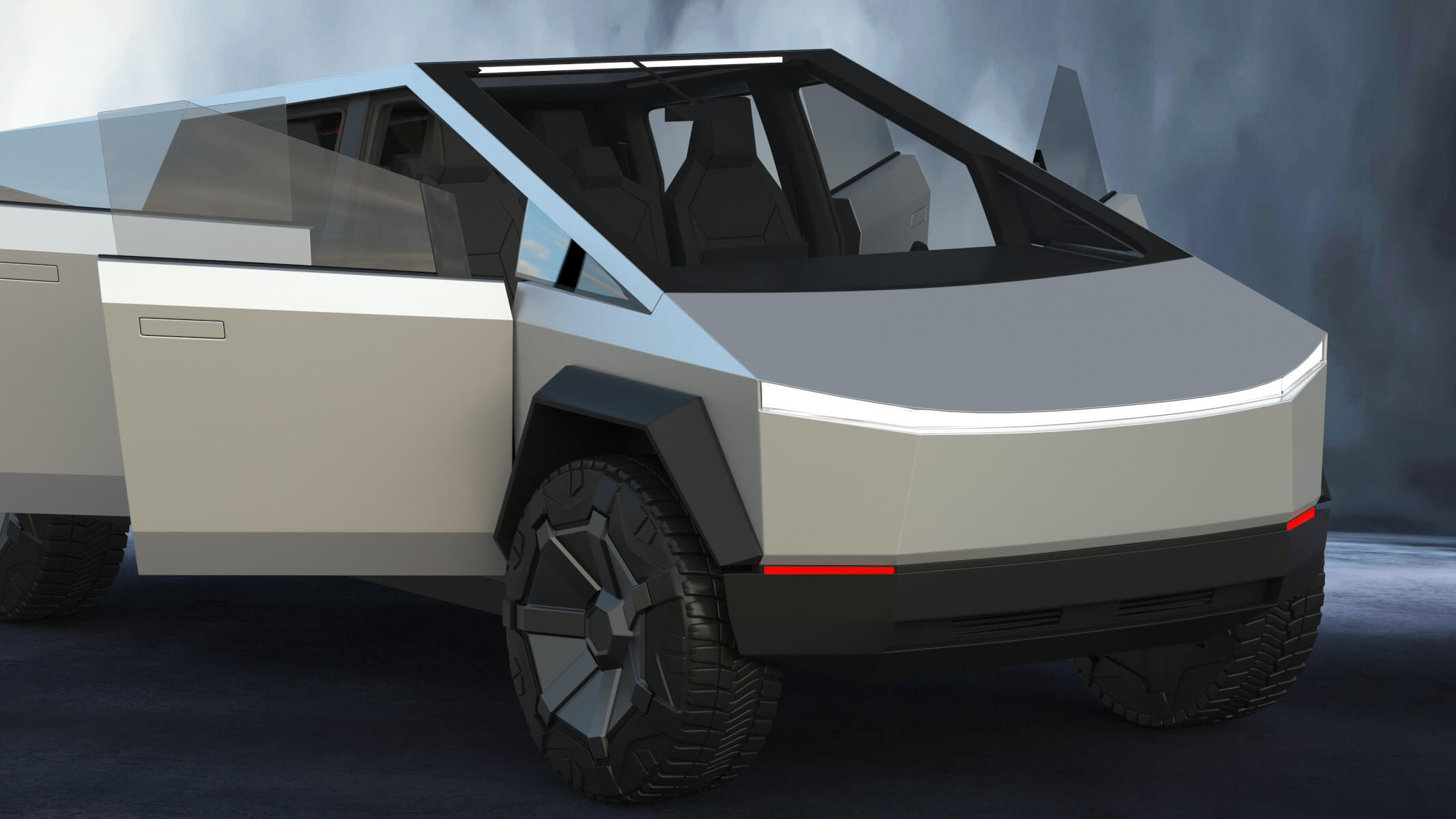 Tesla Cyber Truck - 3D Model by frezzy