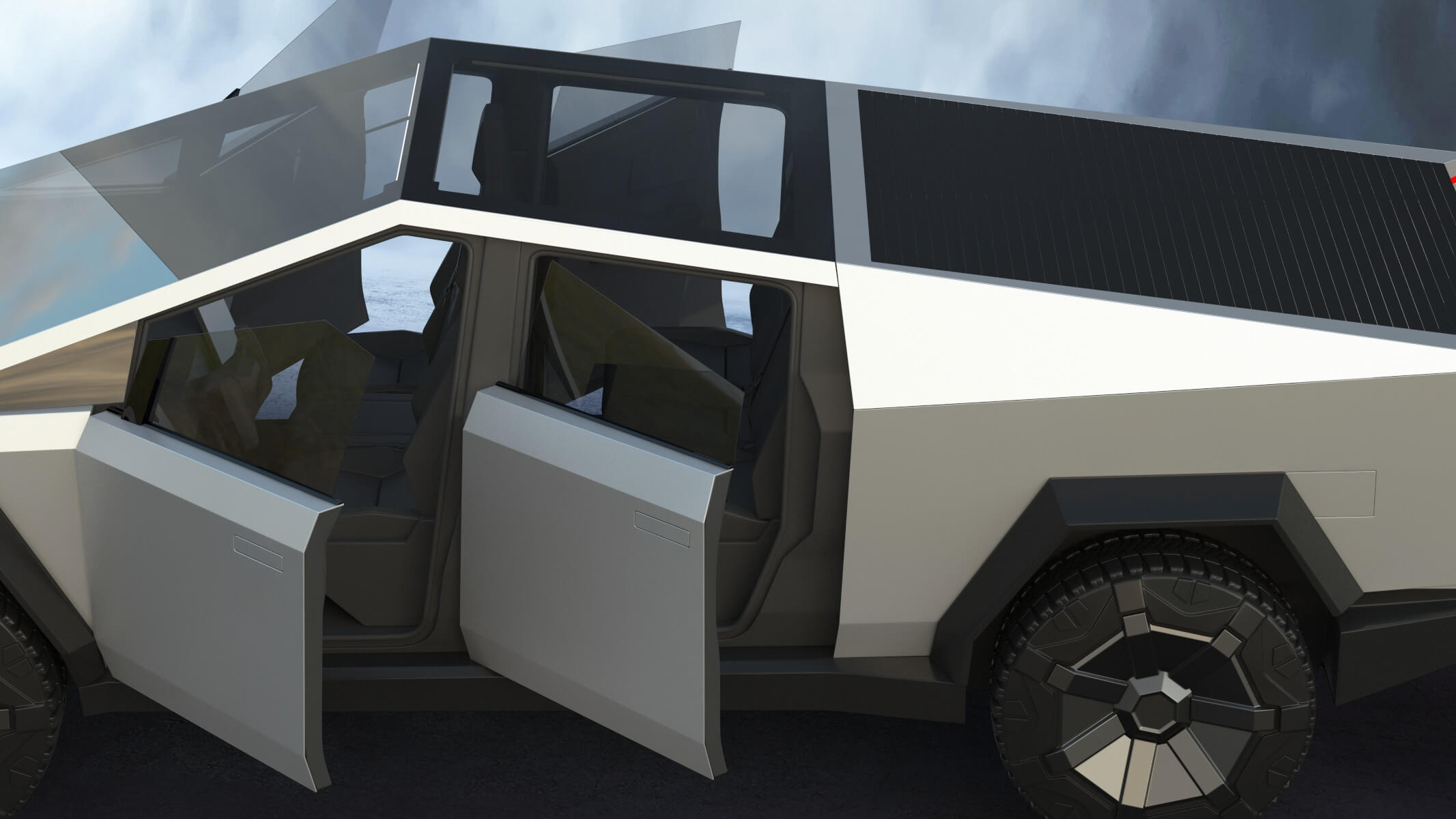 Tesla Cyber Truck - 3D Model by frezzy