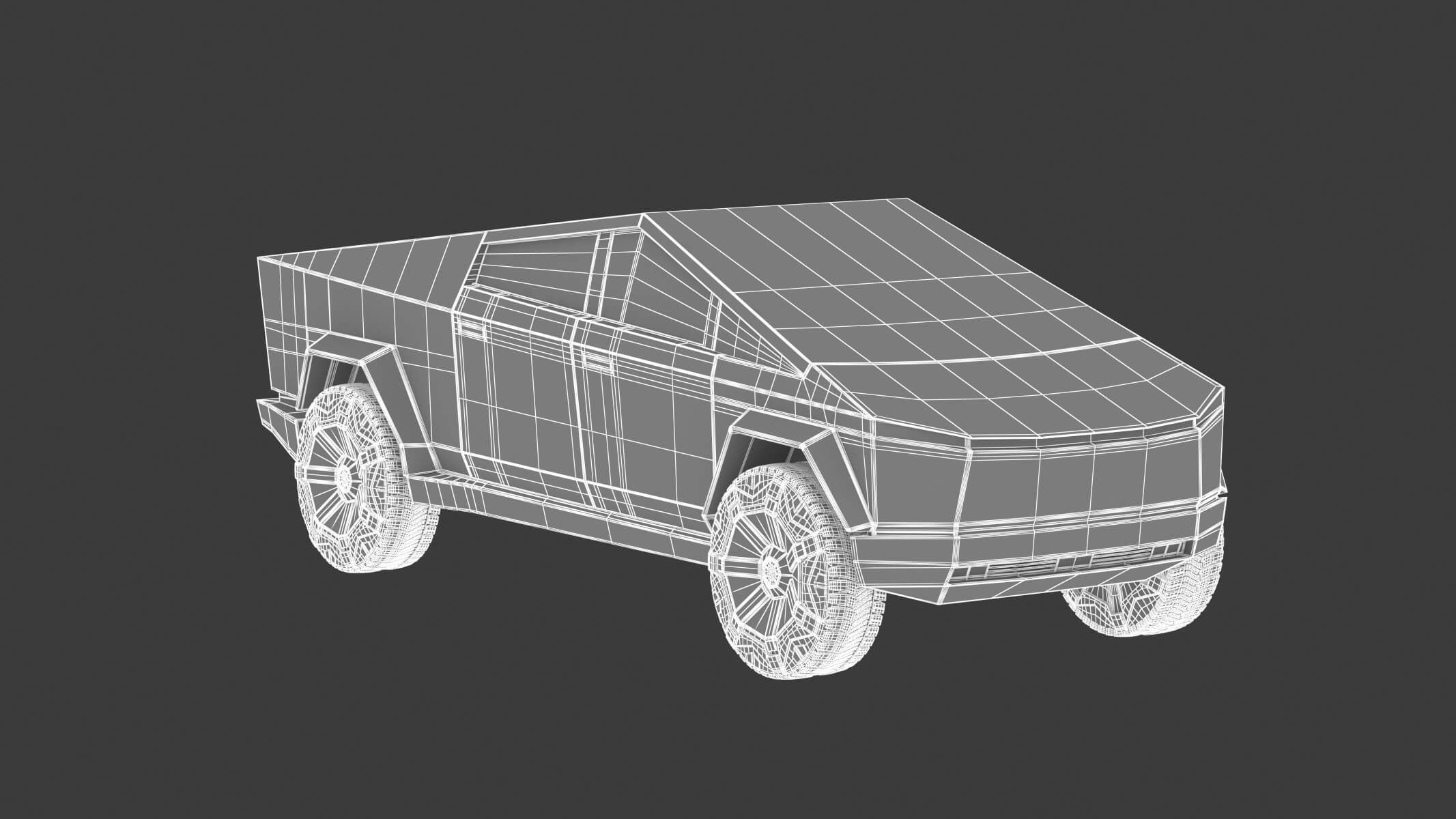 Tesla Cyber Truck - 3D Model by frezzy