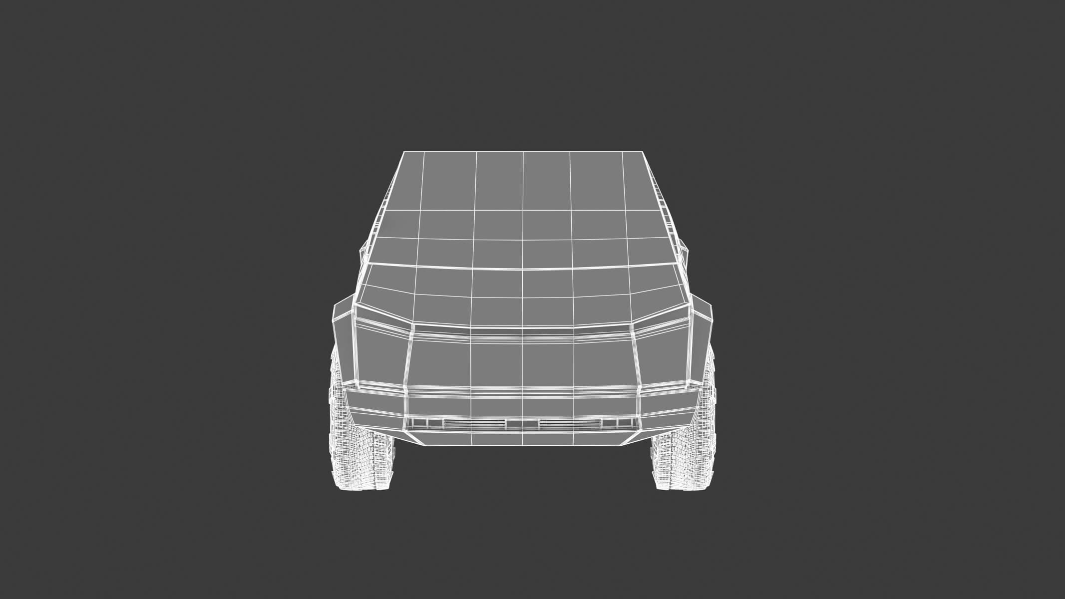 Tesla Cyber Truck - 3D Model by frezzy