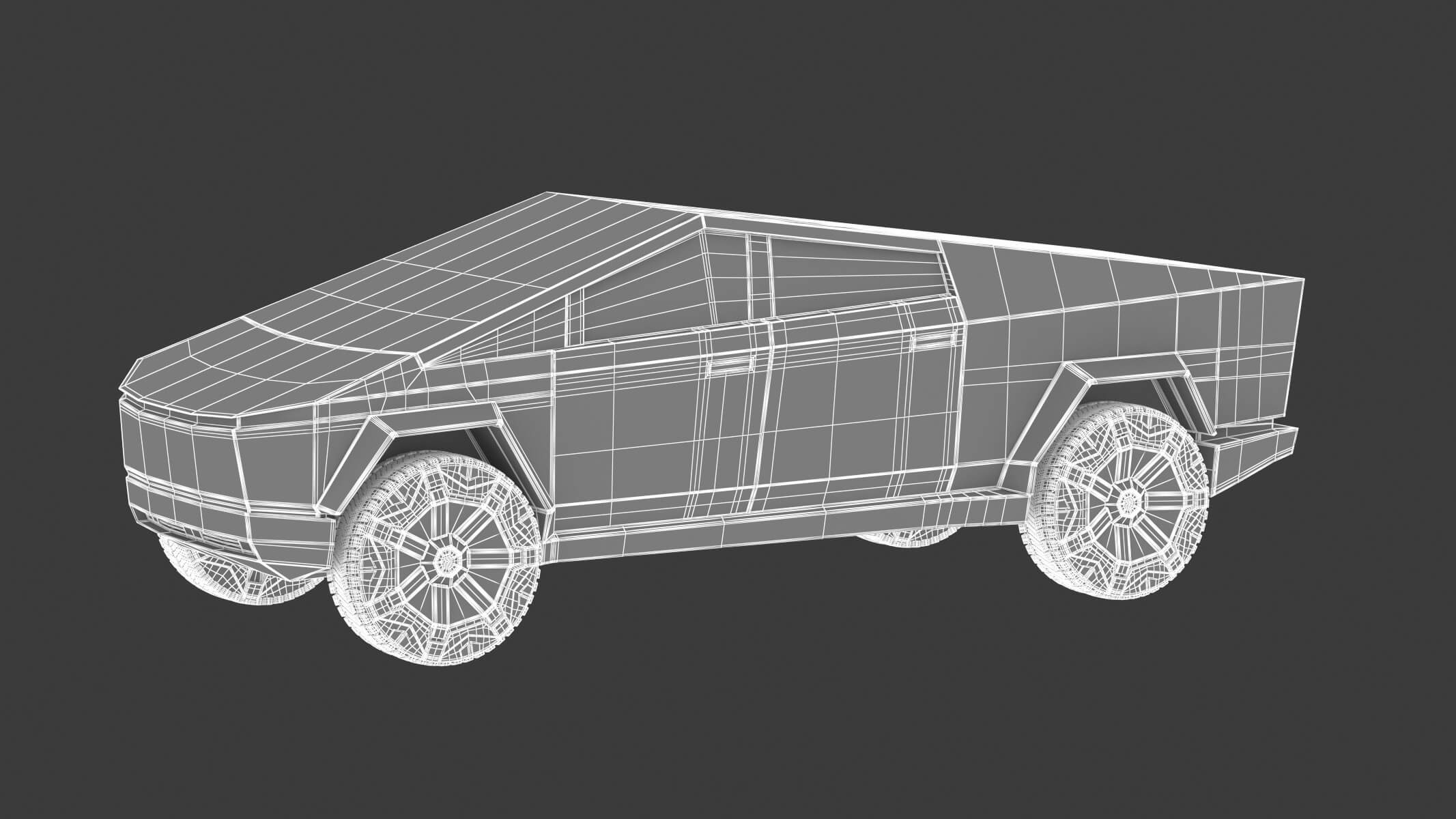 Tesla Cyber Truck - 3D Model by frezzy