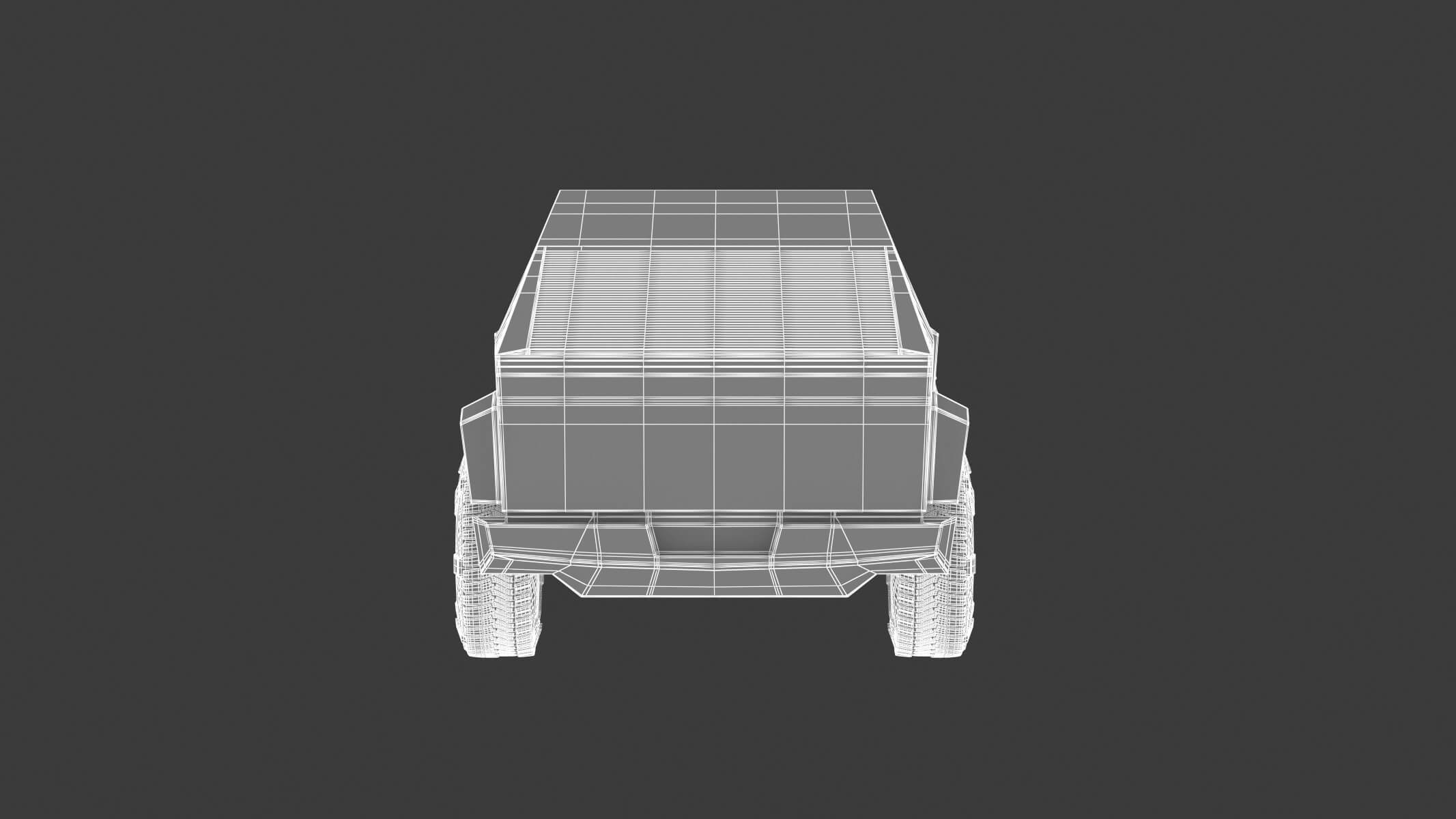 Tesla Cyber Truck - 3D Model by frezzy