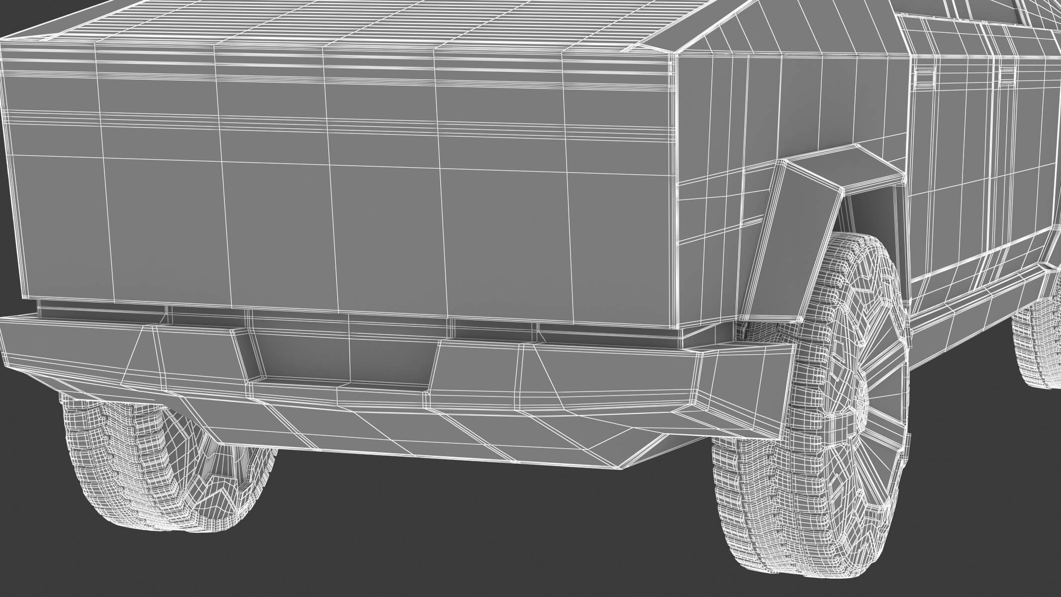 Tesla Cyber Truck - 3D Model by frezzy