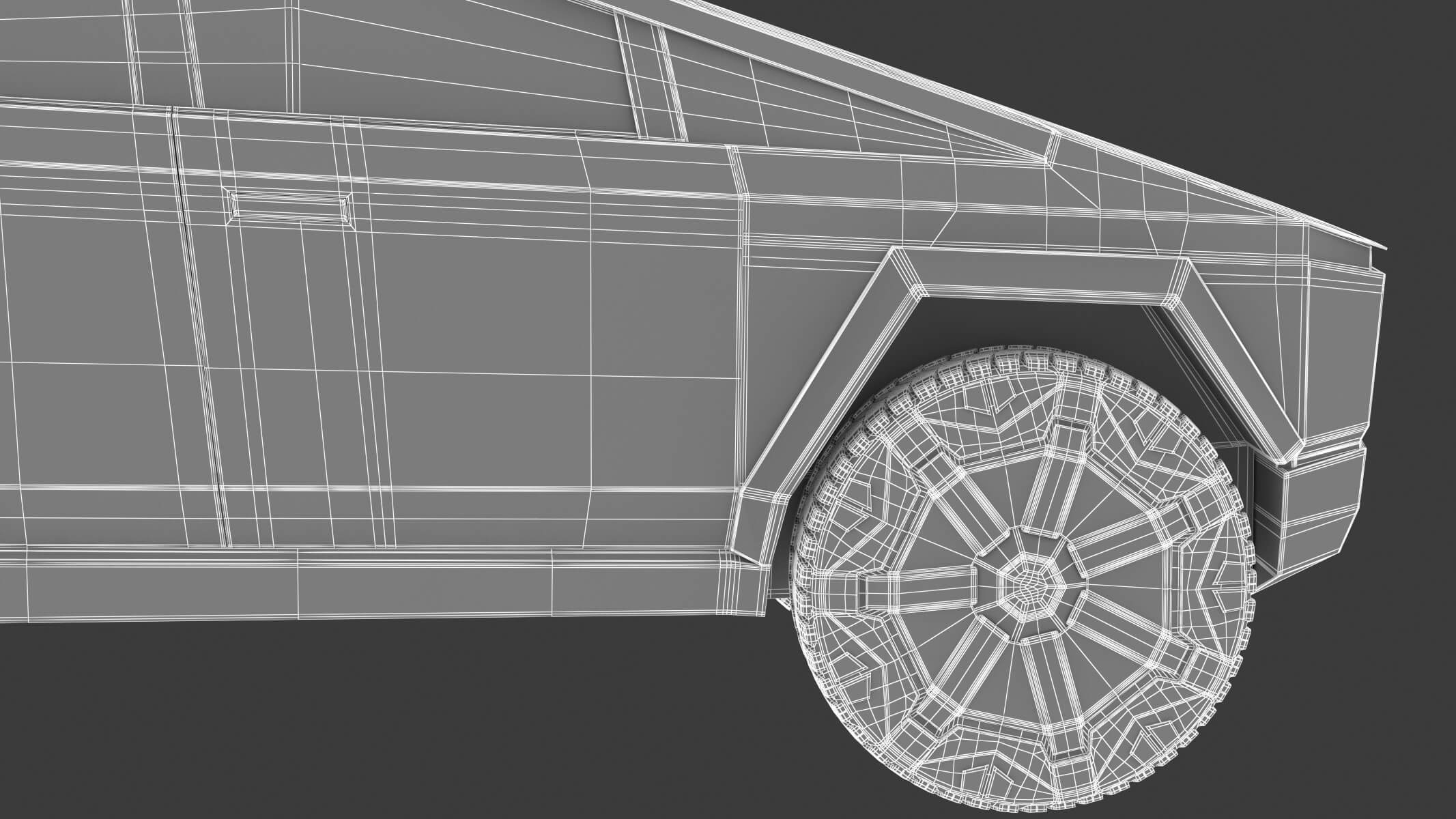 Tesla Cyber Truck - 3D Model by frezzy