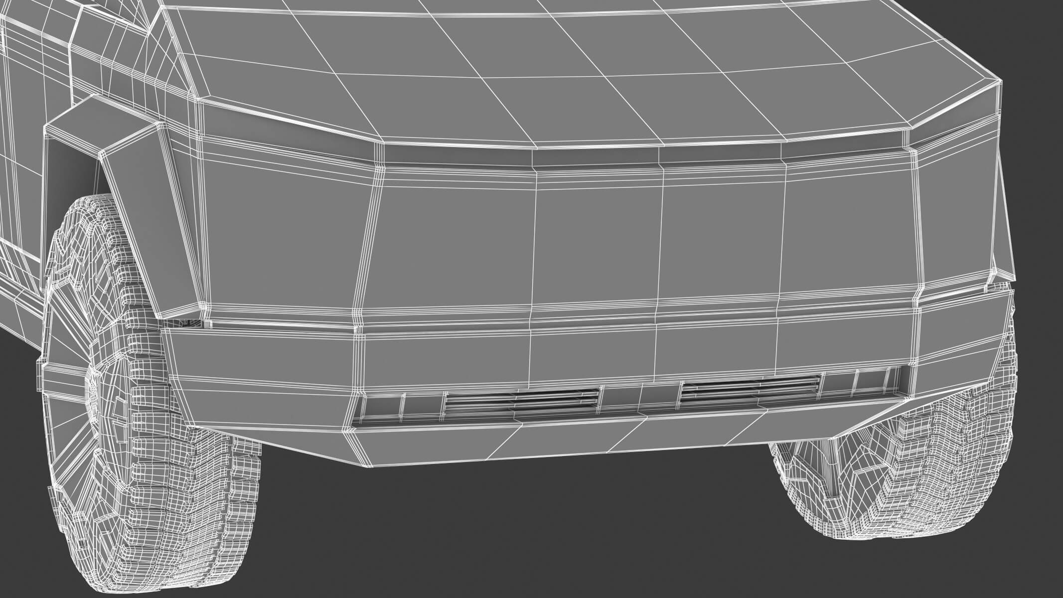 Tesla Cyber Truck - 3D Model by frezzy