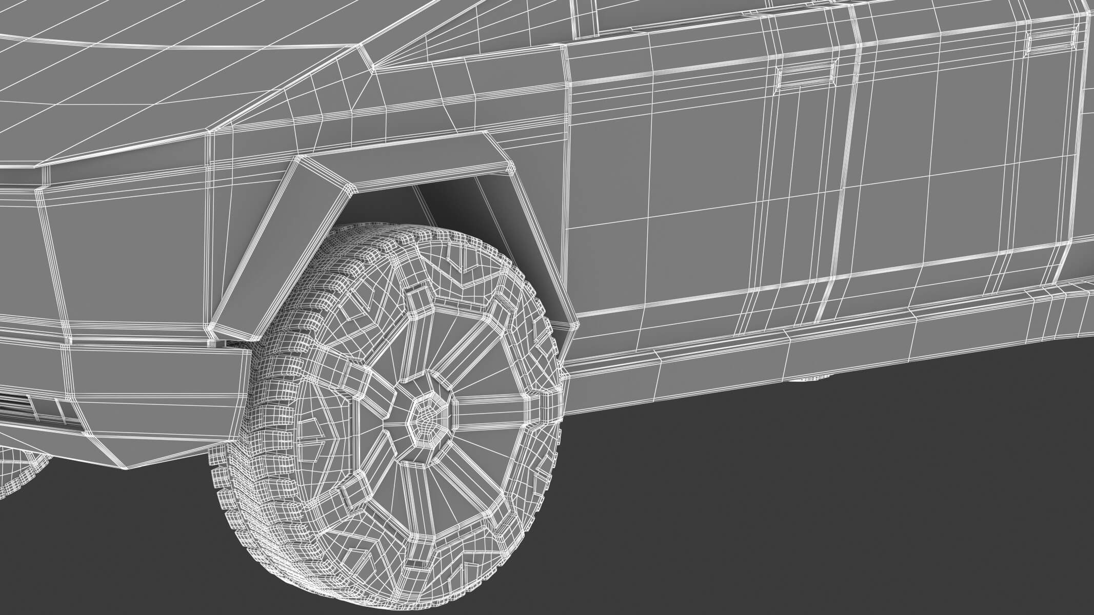 Tesla Cyber Truck - 3D Model by frezzy