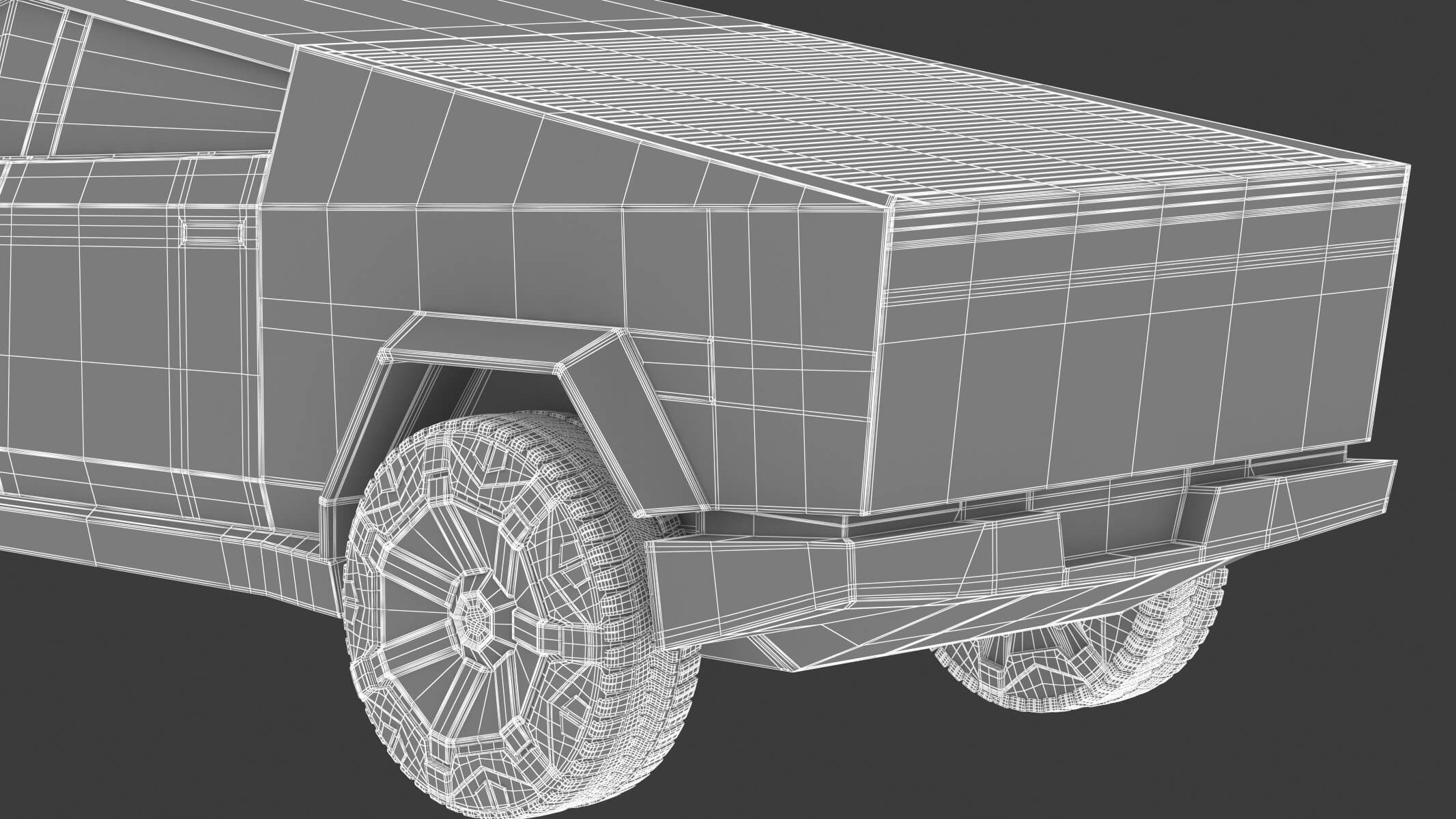 Tesla Cyber Truck - 3D Model by frezzy