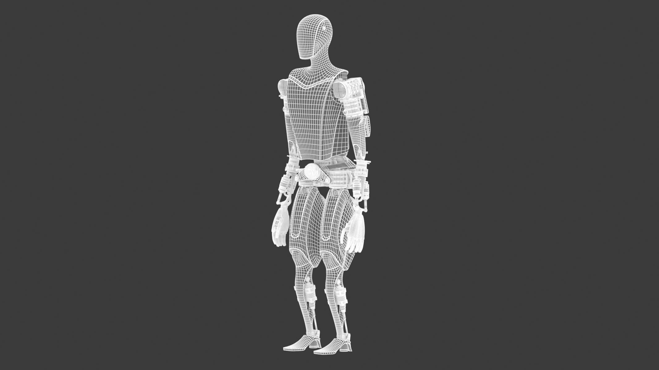 Tesla Robot X - 3D Model by frezzy