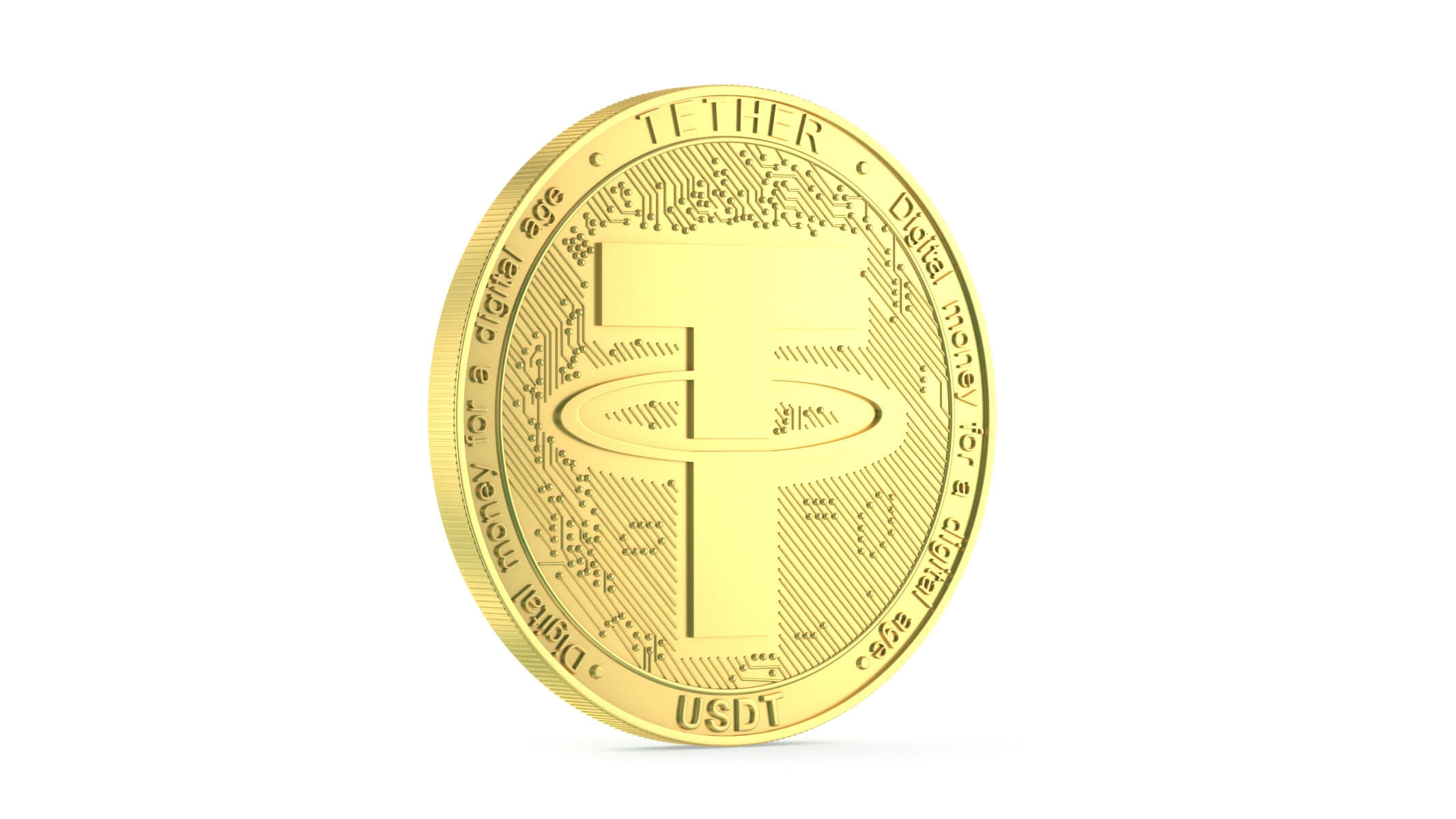 Tether Coin - 3D Model by frezzy