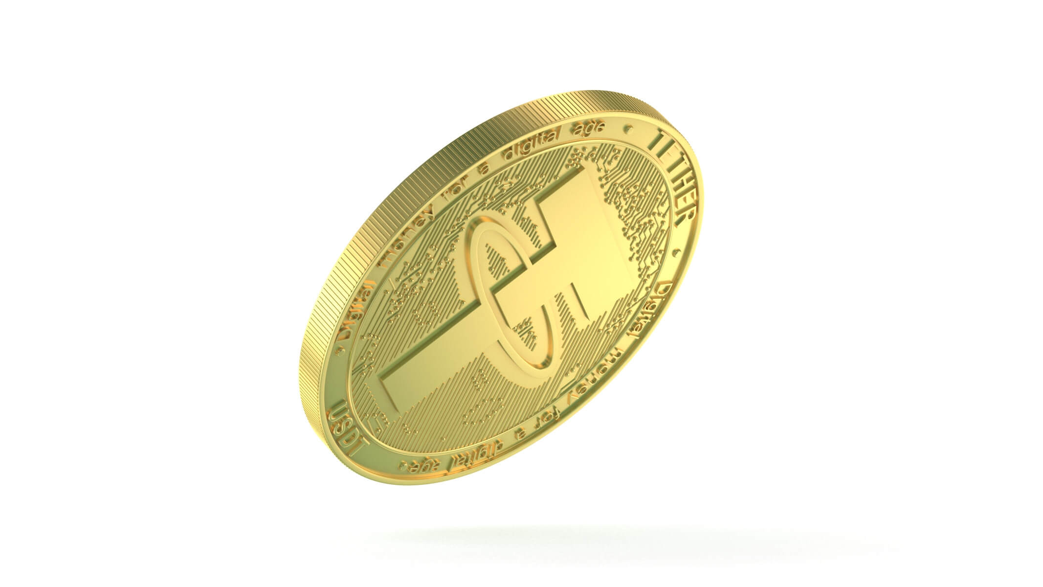 Tether Coin - 3D Model by frezzy
