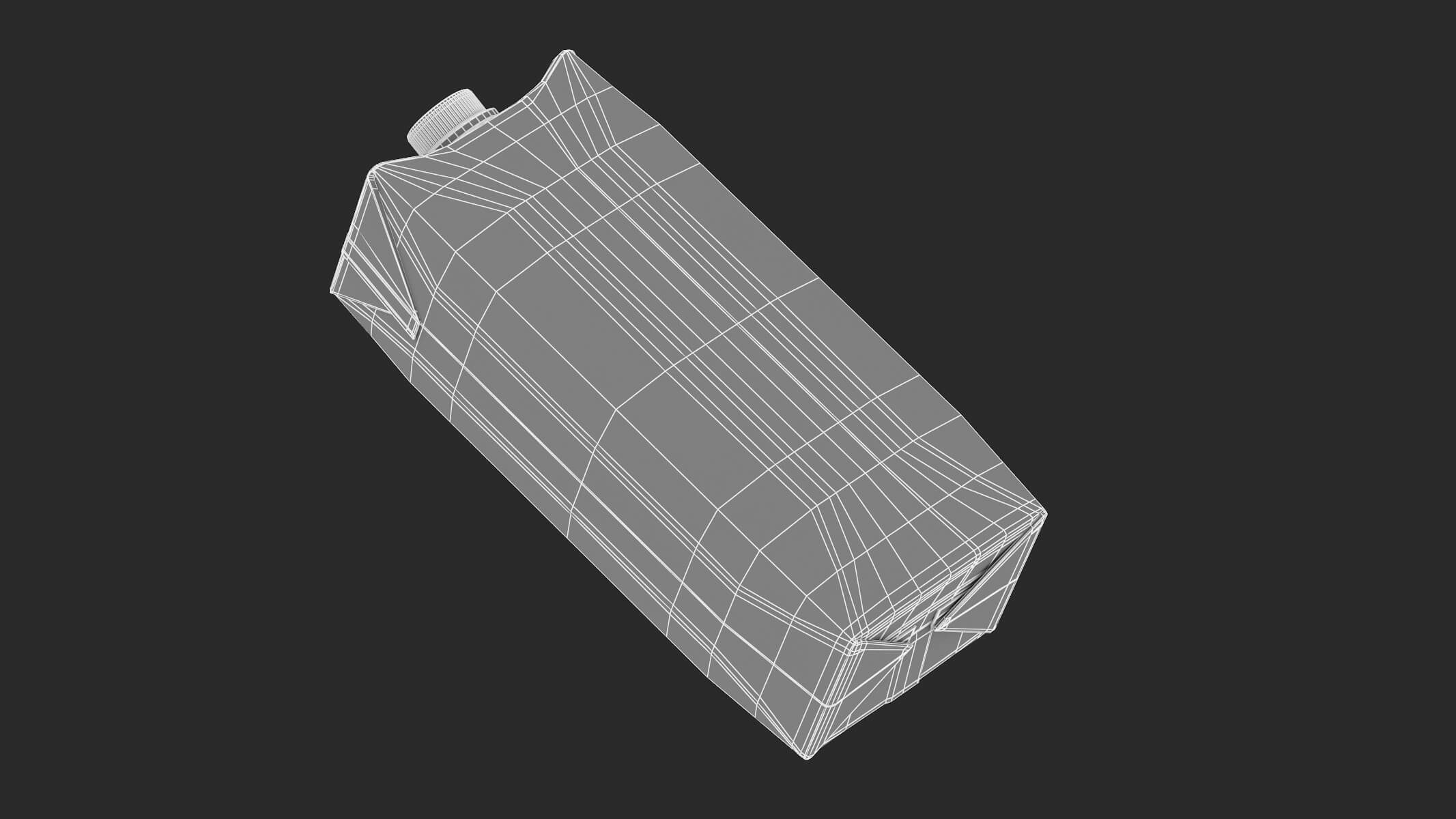 Tetra Pak Prisma Square 500ml - 3D Model by frezzy