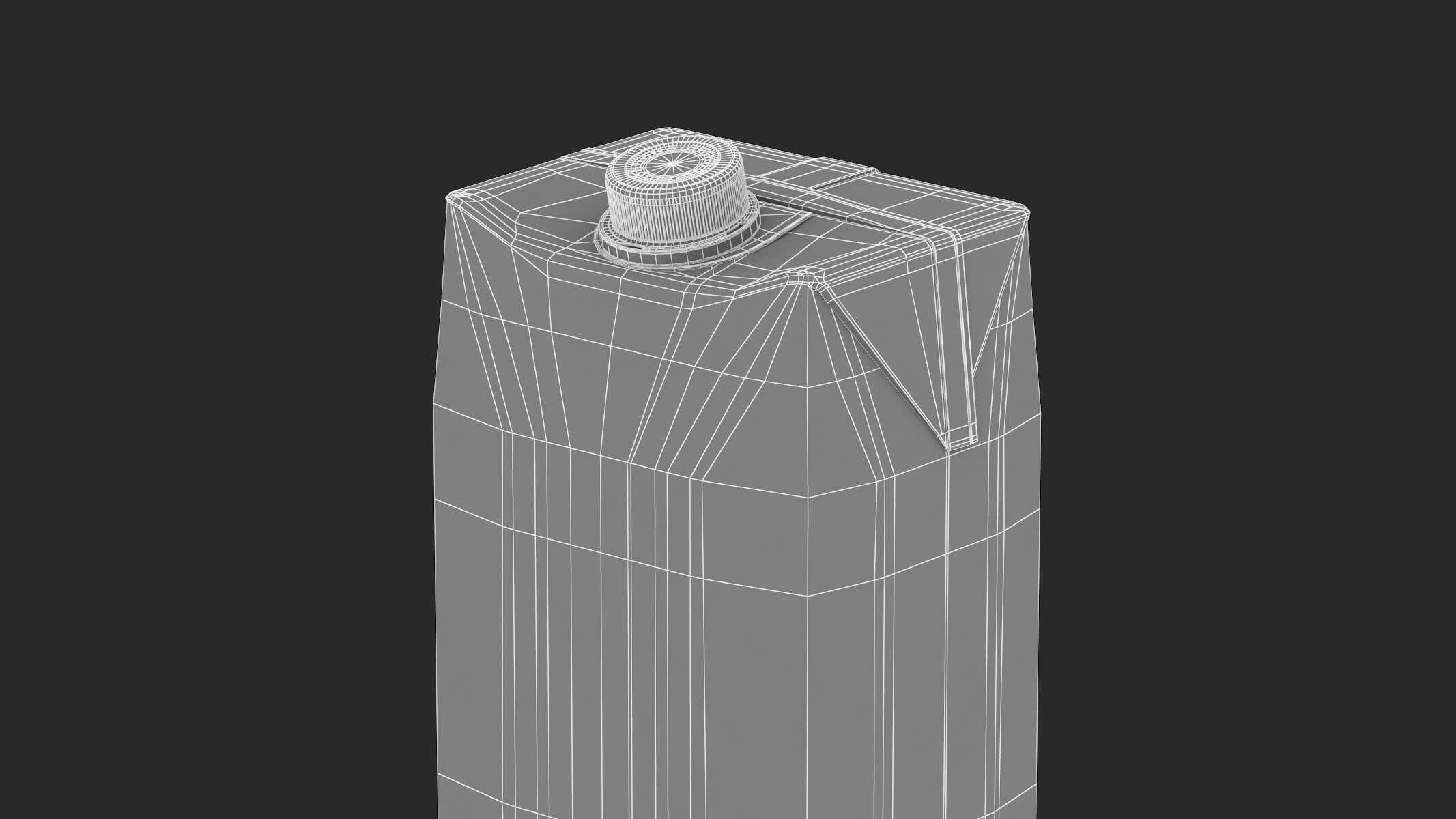 Tetra Pak Prisma Square 500ml - 3D Model by frezzy