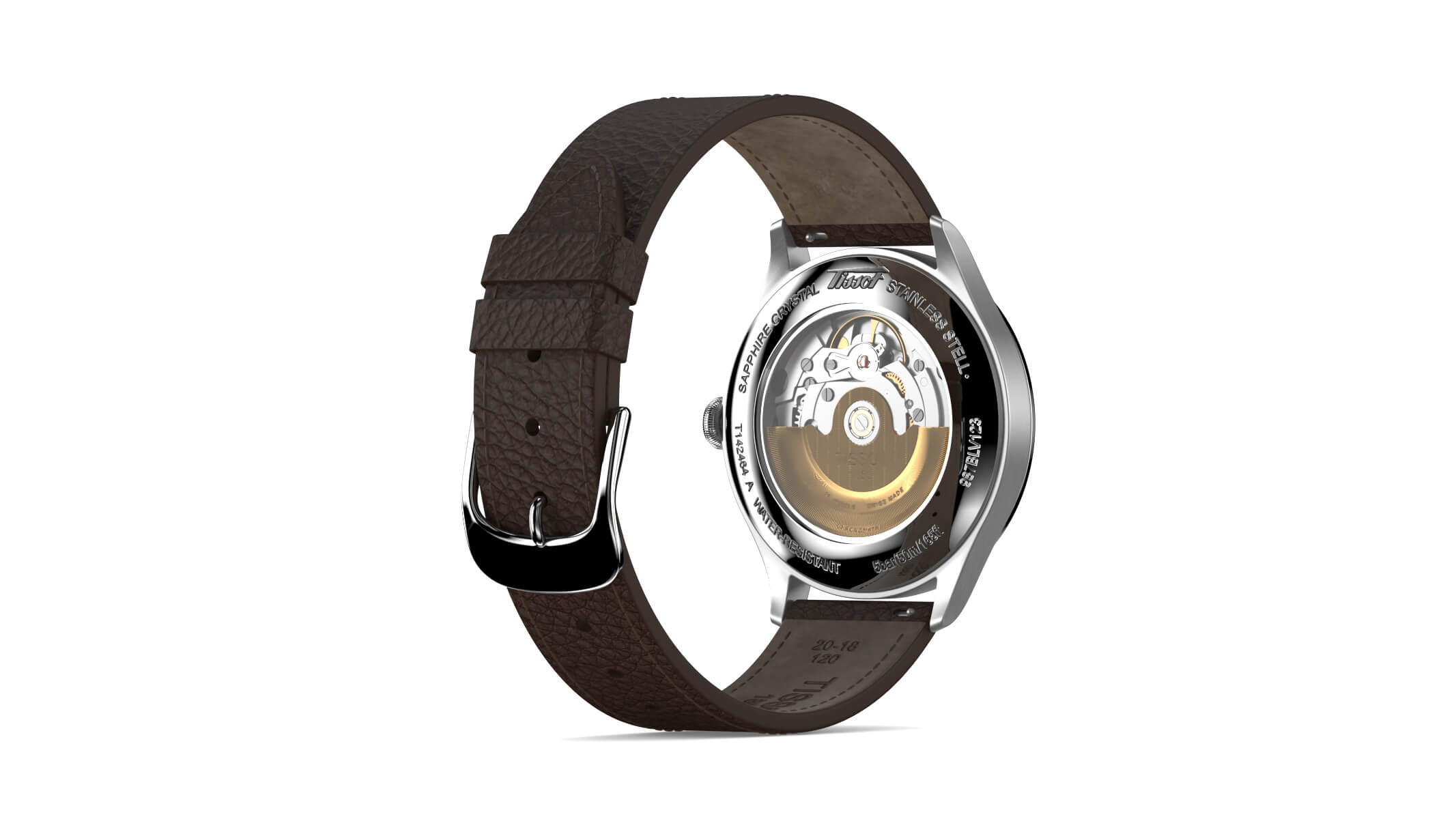 Tissot Heritage 1938 Automatic Cosc Black - 3D Model by frezzy