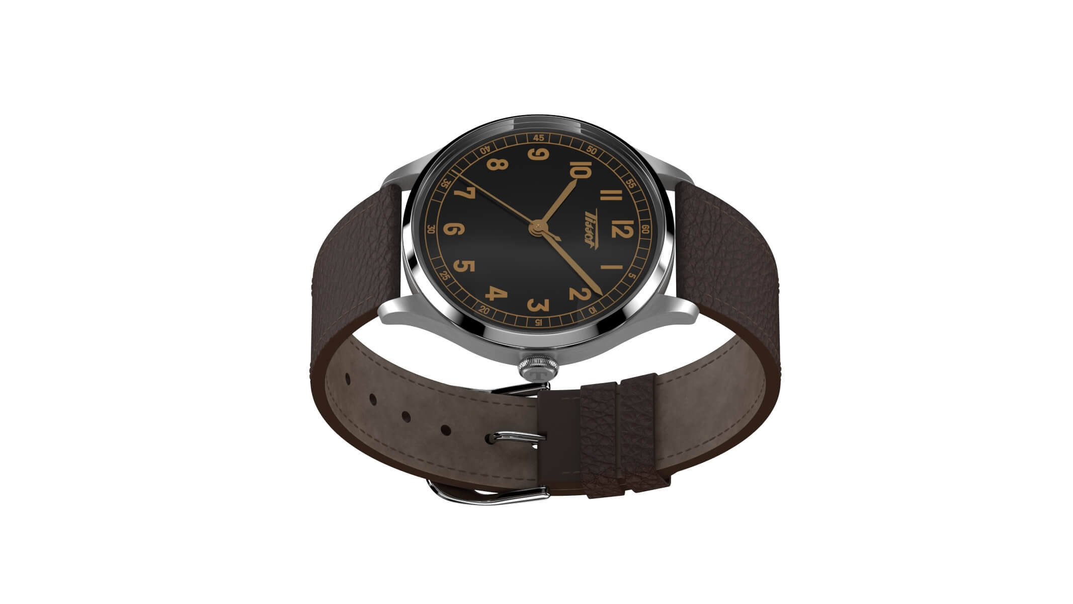 Tissot Heritage 1938 Automatic Cosc Black - 3D Model by frezzy