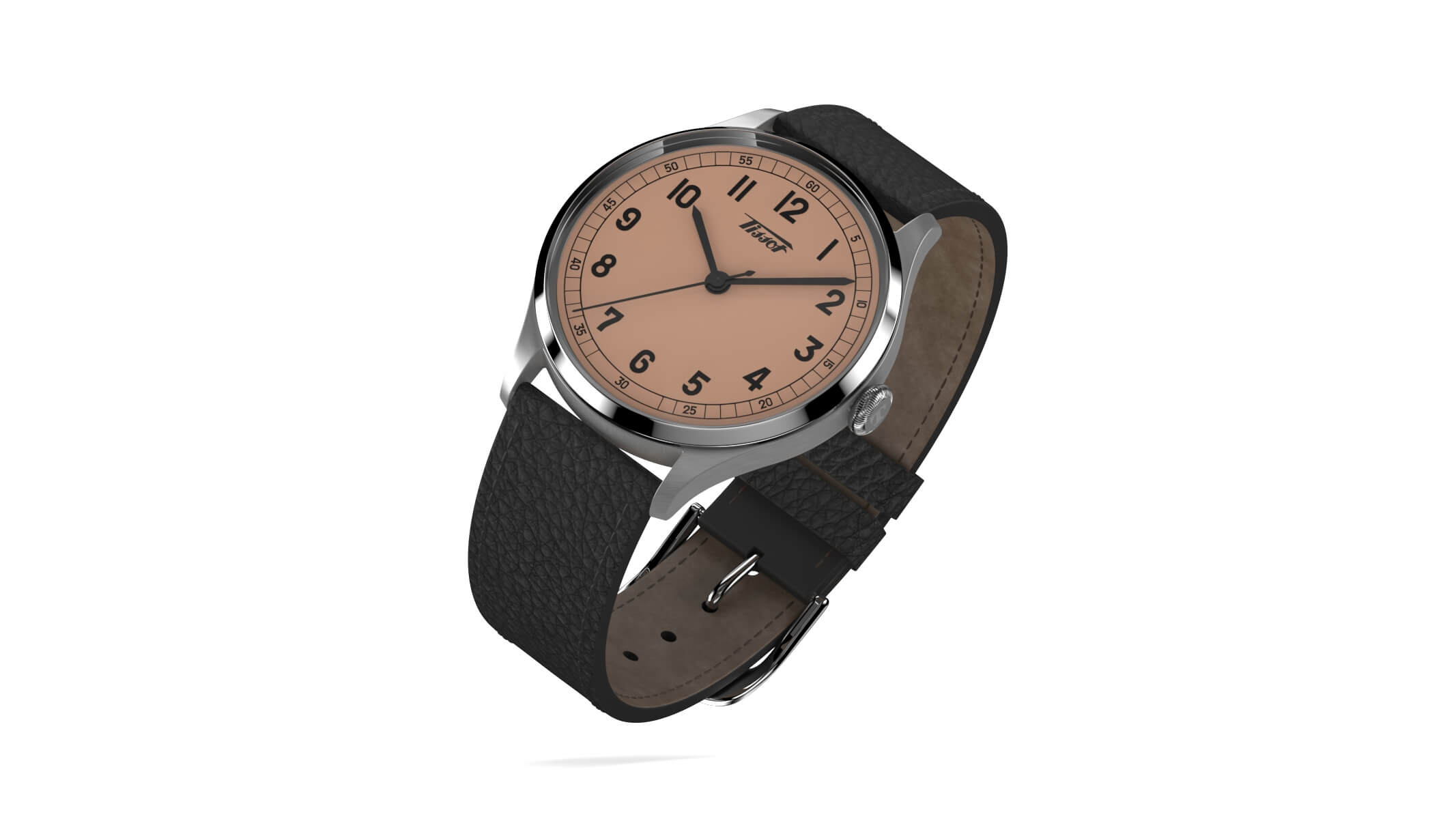 Tissot Heritage 1938 Automatic Cosc Brown - 3D Model by frezzy
