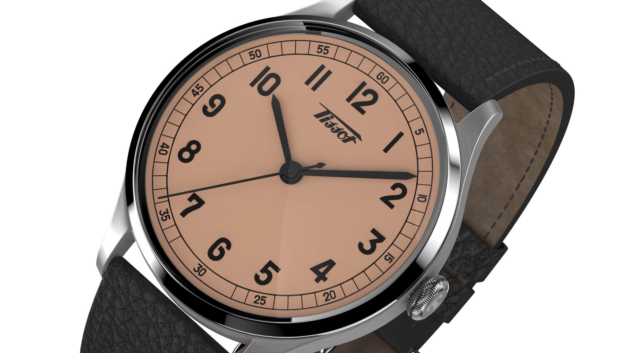 Tissot Heritage 1938 Automatic Cosc Brown - 3D Model by frezzy