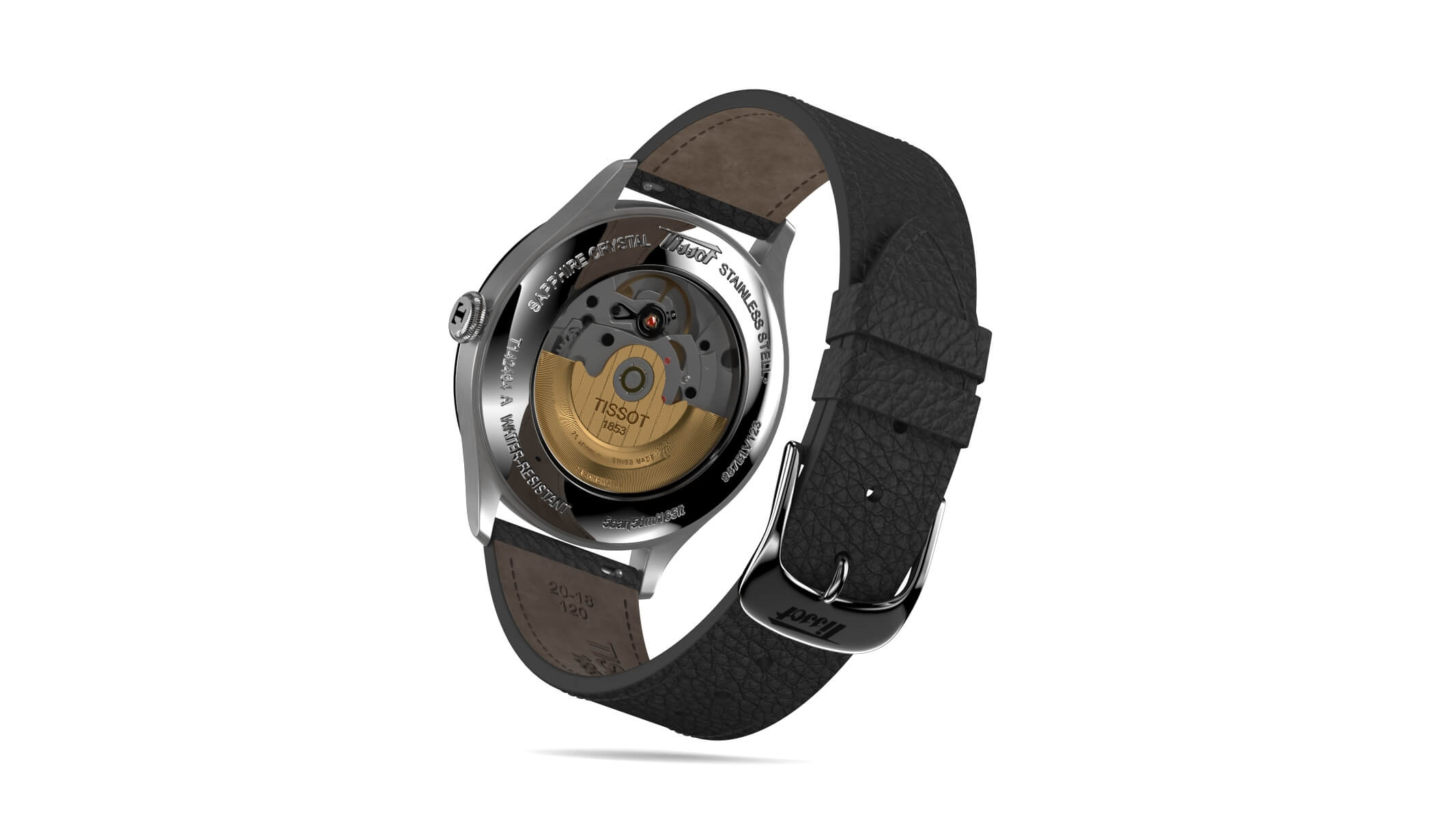 Tissot Heritage 1938 Automatic Cosc Brown - 3D Model by frezzy